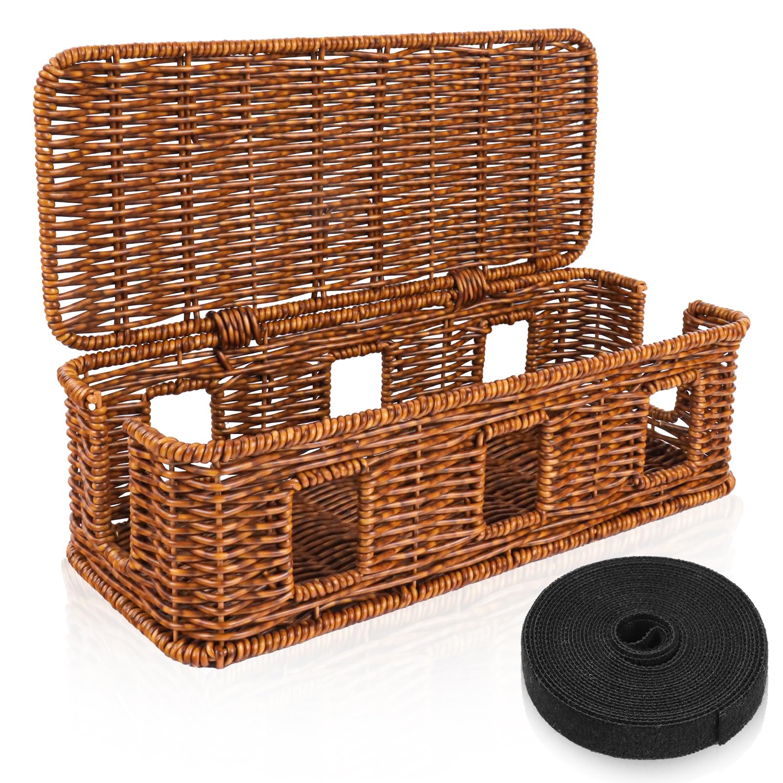 Snapklik.com : Cable Management Box, Cord Hider Organizer Box