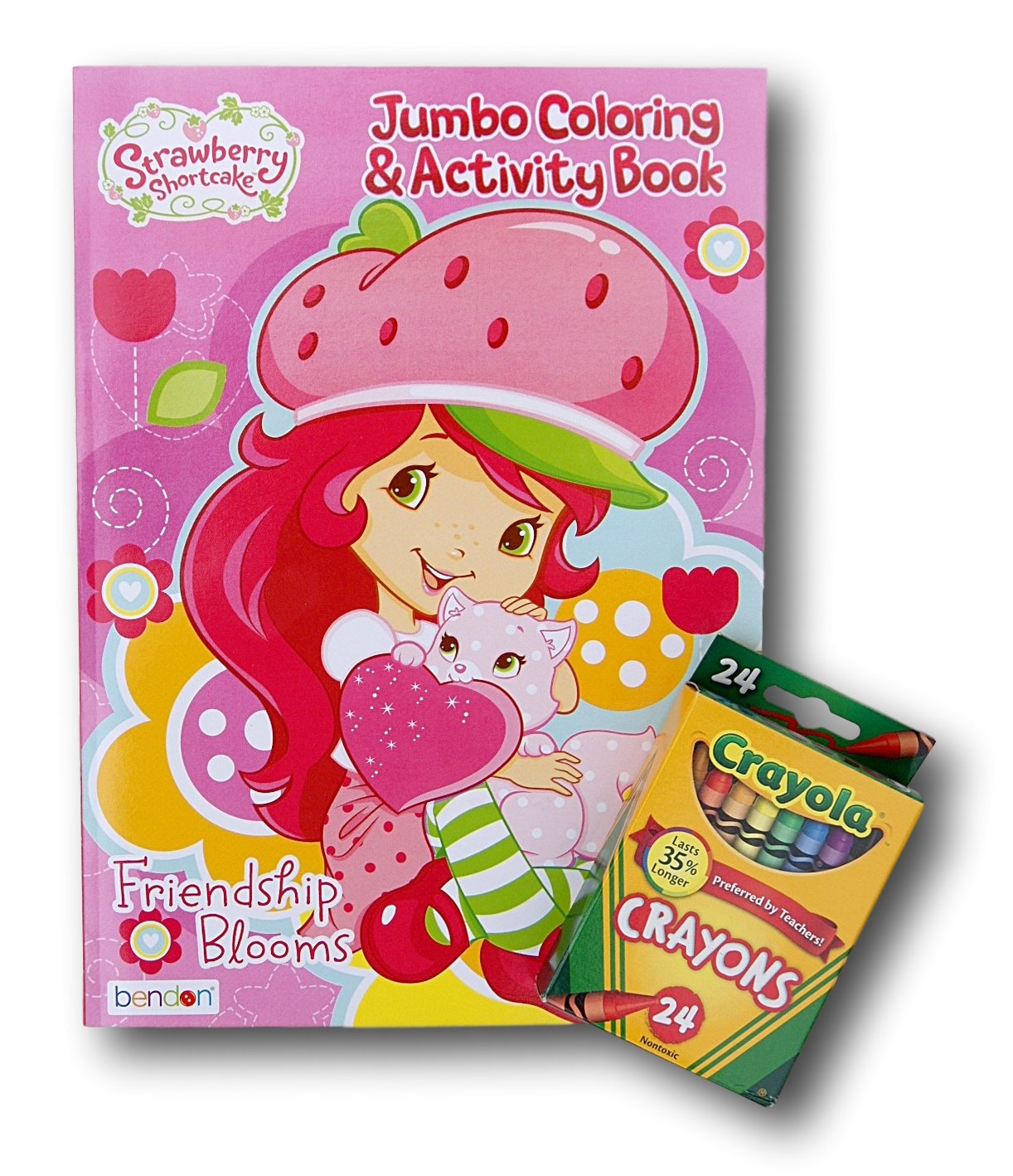 Buy Strawberry Shortcake Jumbo Coloring and Activity Book with Crayola ...