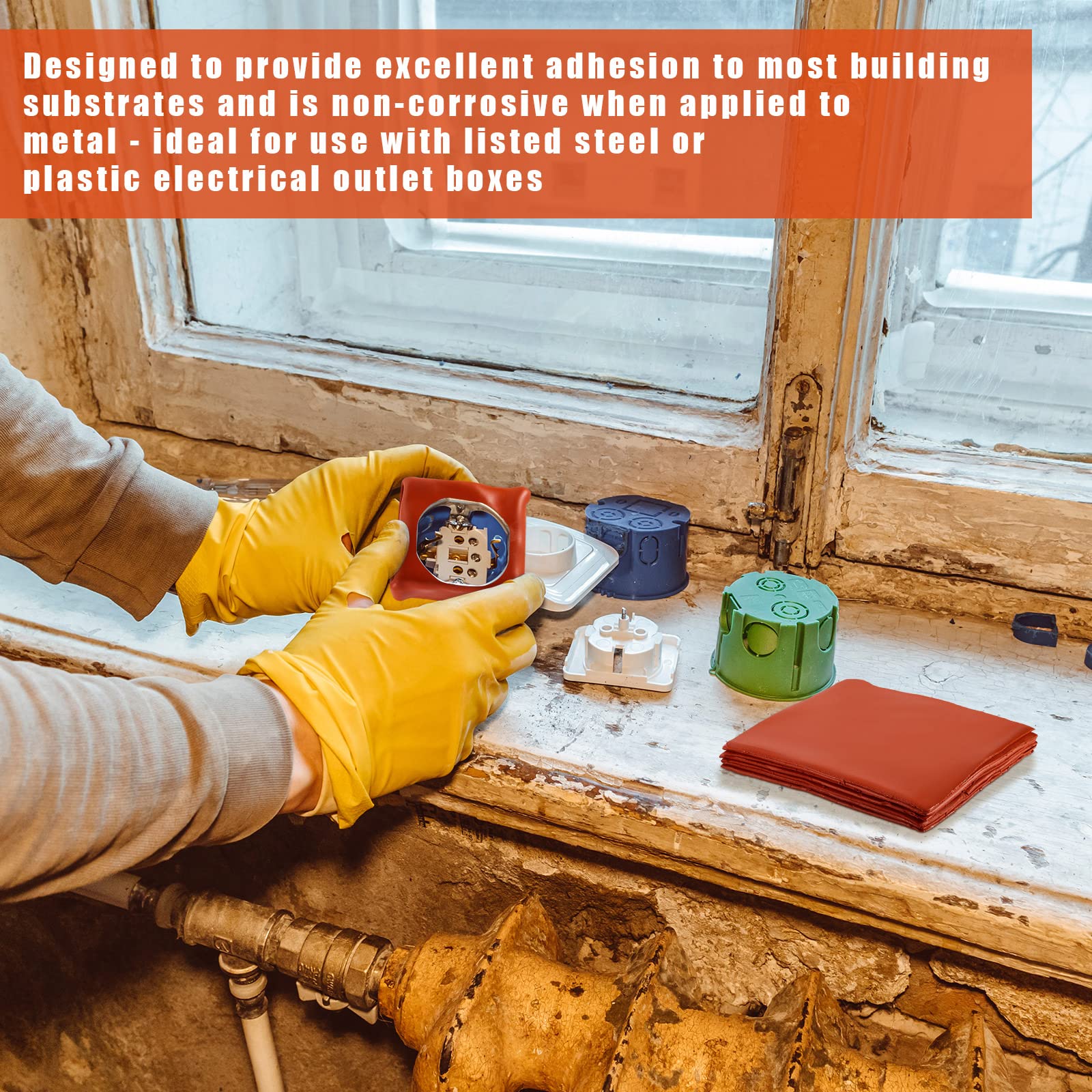 Snapklik.com : Amylove 60 Pcs Fire Putty Electrical Putty Pads ...