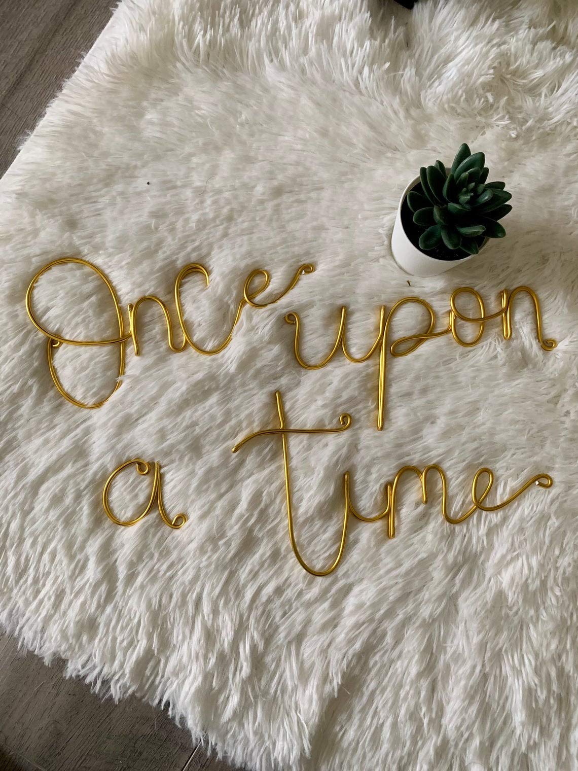 Buy once upon a time wire word art | once upon a time sign | wire ...