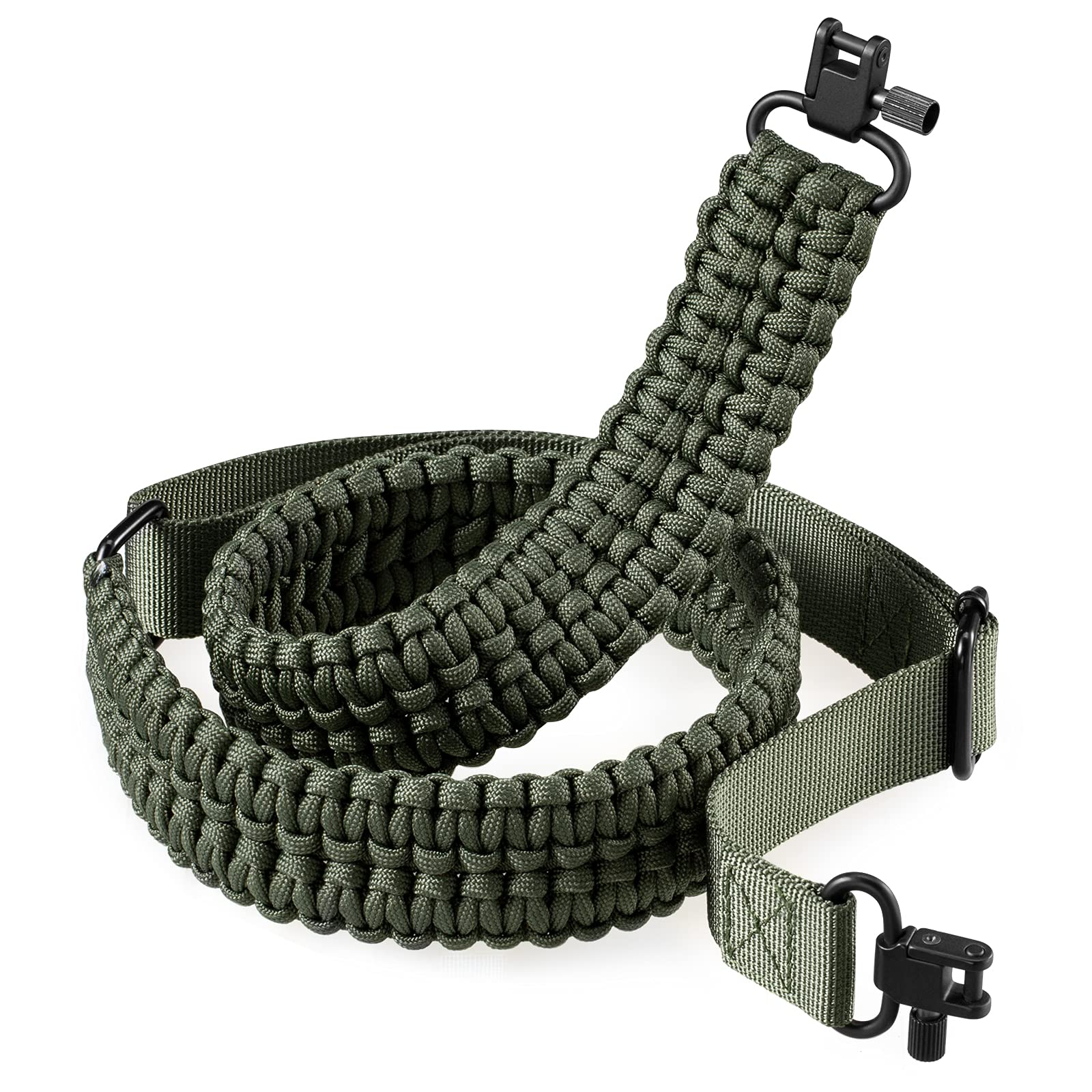 Amazon.com : AOOK Rifle Sling with Swivels 2 Point Paracord Shotgun ...