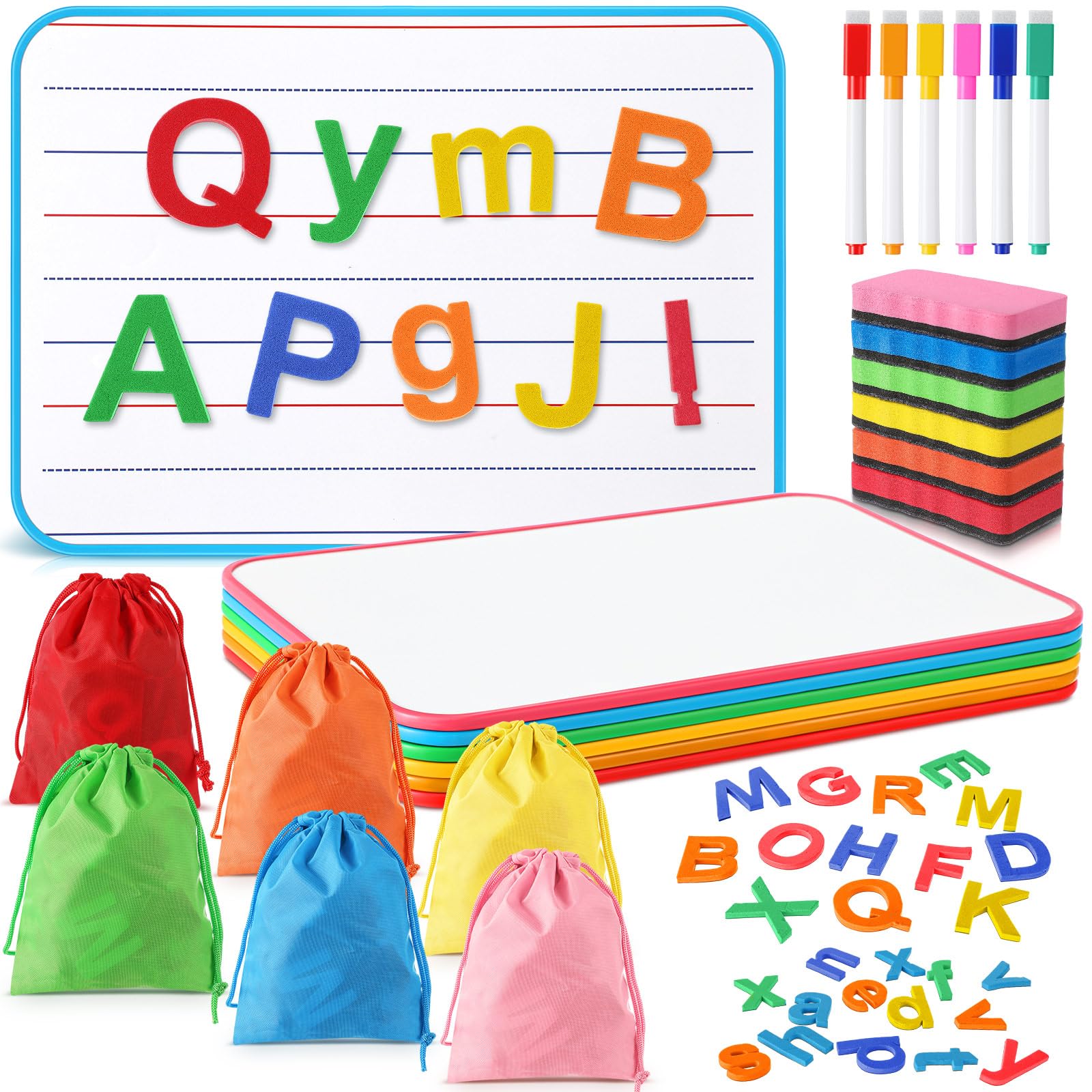 Snapklik.com : 492 Pcs Magnetic Letters Set For Classroom Include ...