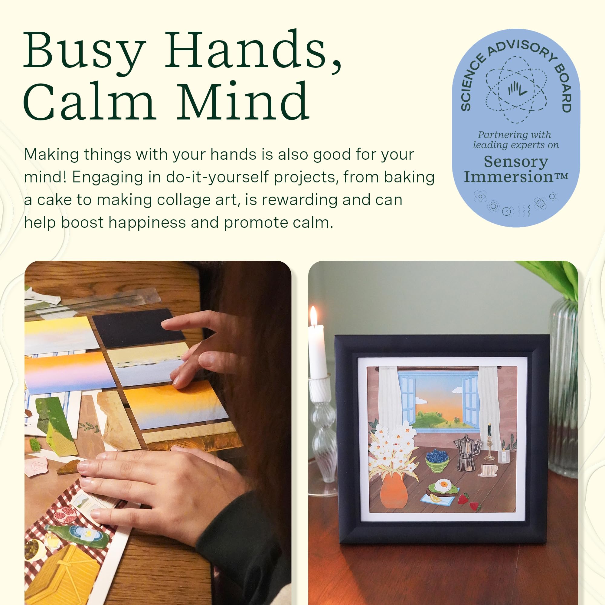 Snapklik.com : FlowCrafts, Collage Art Kit - Miniature Framed Collages From 6 Scenic Backgrounds ...