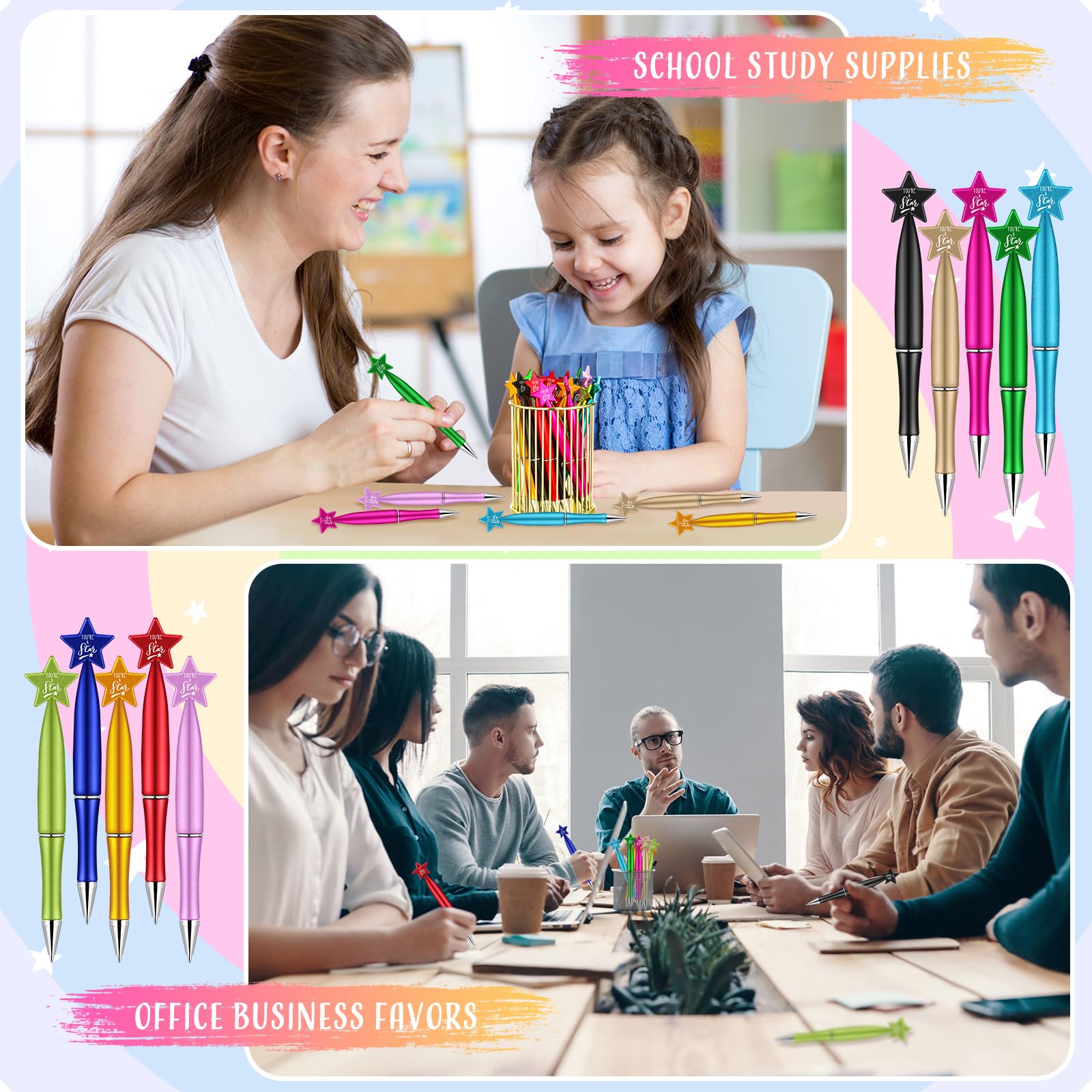 Snapklik.com : Seajan Star Pens Youre A Star Ballpoint Pen Student Back ...