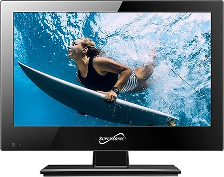 Amazon.com: Supersonic SC-1311 13-Inch DLED HDTV with Dual Tuners, HDMI ...