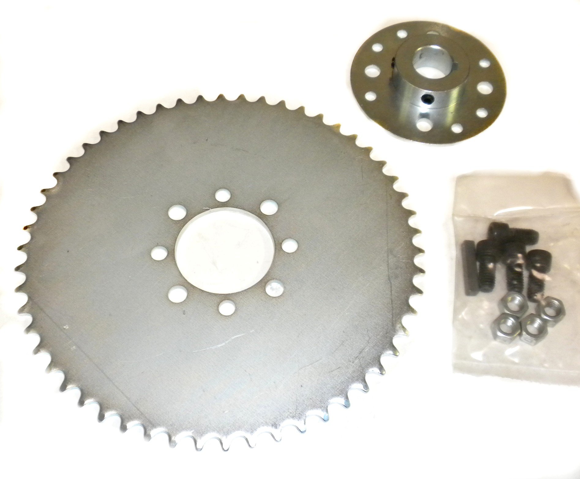 Amazon.com: Go Kart Sprocket & Hub for 1" Axle 54T for #41 Chain ...