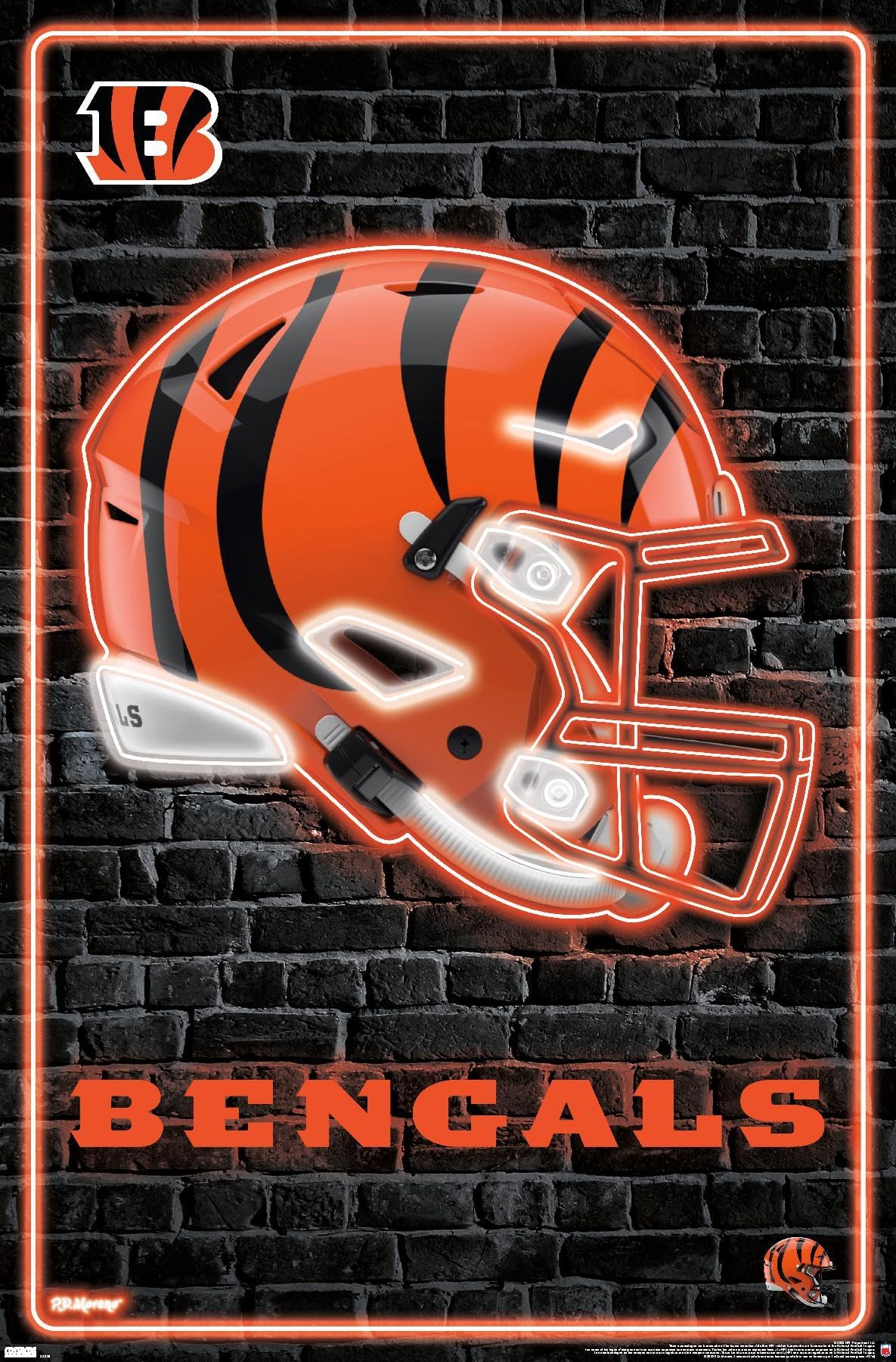 Amazon.com: Trends International NFL Cincinnati Bengals - End Zone 17 ...