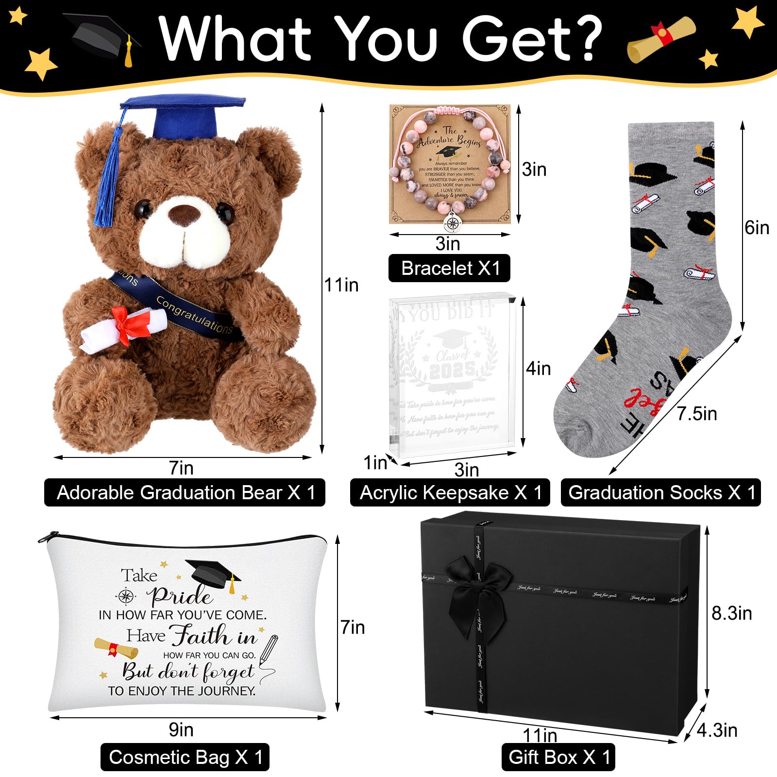 Snapklik.com : Baderke Graduation Gifts For Her 2025 Congrats Grad Gift ...