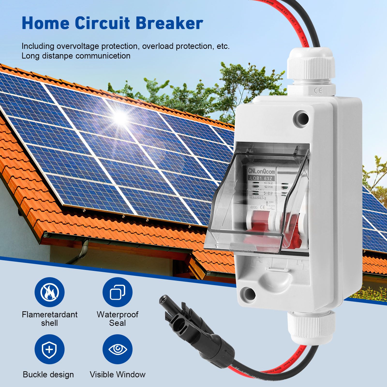 Circuit Breaker, 500V 32A PV System DC Disconnect Switch, PV Combiner ...