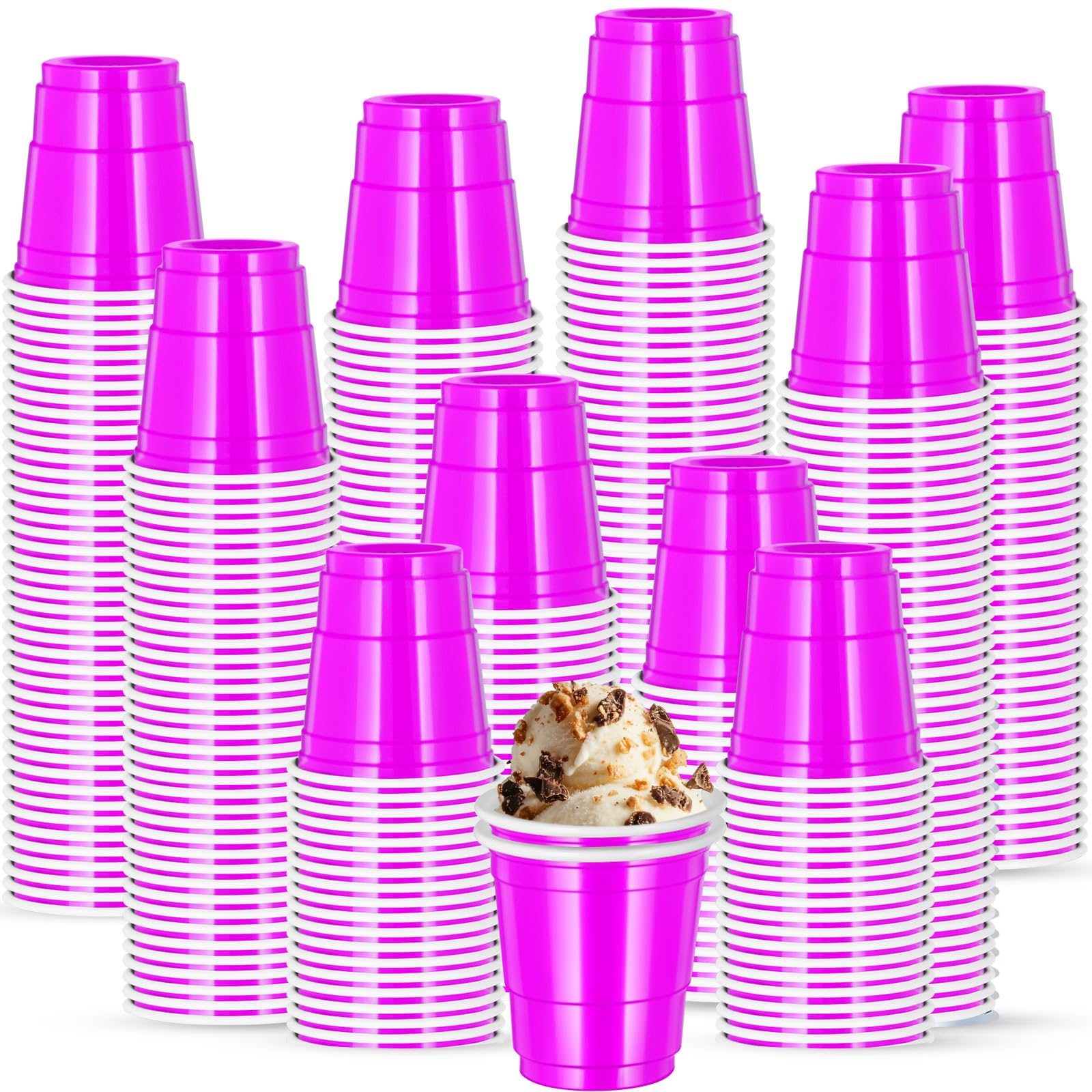 Snapklik.com : Cssopenss 500 Pcs Purple Shot Glasses Halloween Shot ...