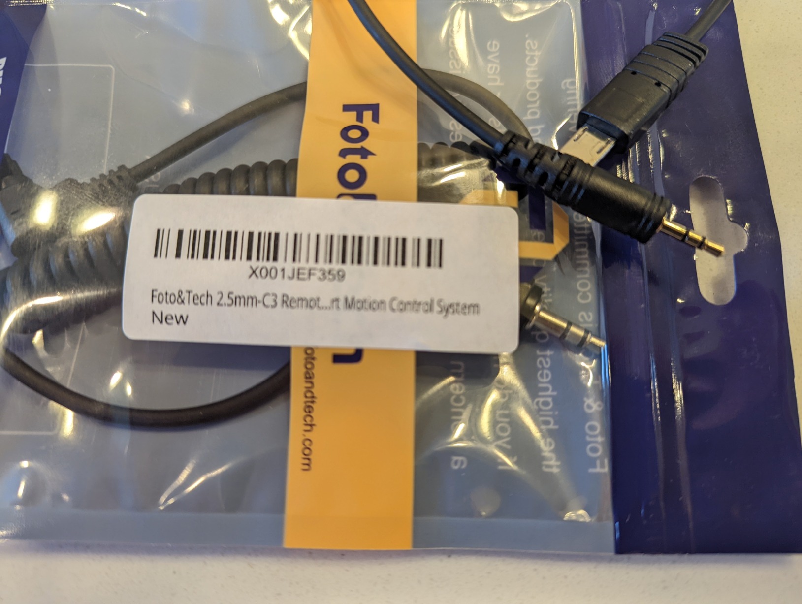 Amazon.com: Foto&Tech 2.5mm-C3 Remote Control Shutter Release Cable ...