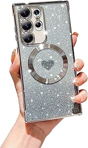 Amazon.com: FABSPARK for Samsung Galaxy S25 Plus Phone Case,Compatible with Magsafe,Magnetic ...