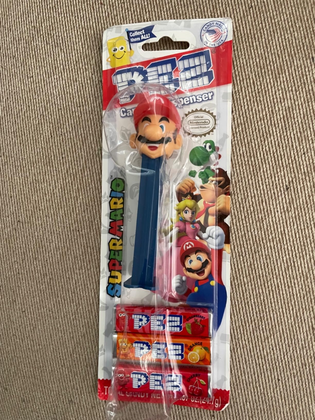 Amazon.com : Pez Nintendo Dispenser and Candy Set (Each) : Grocery ...