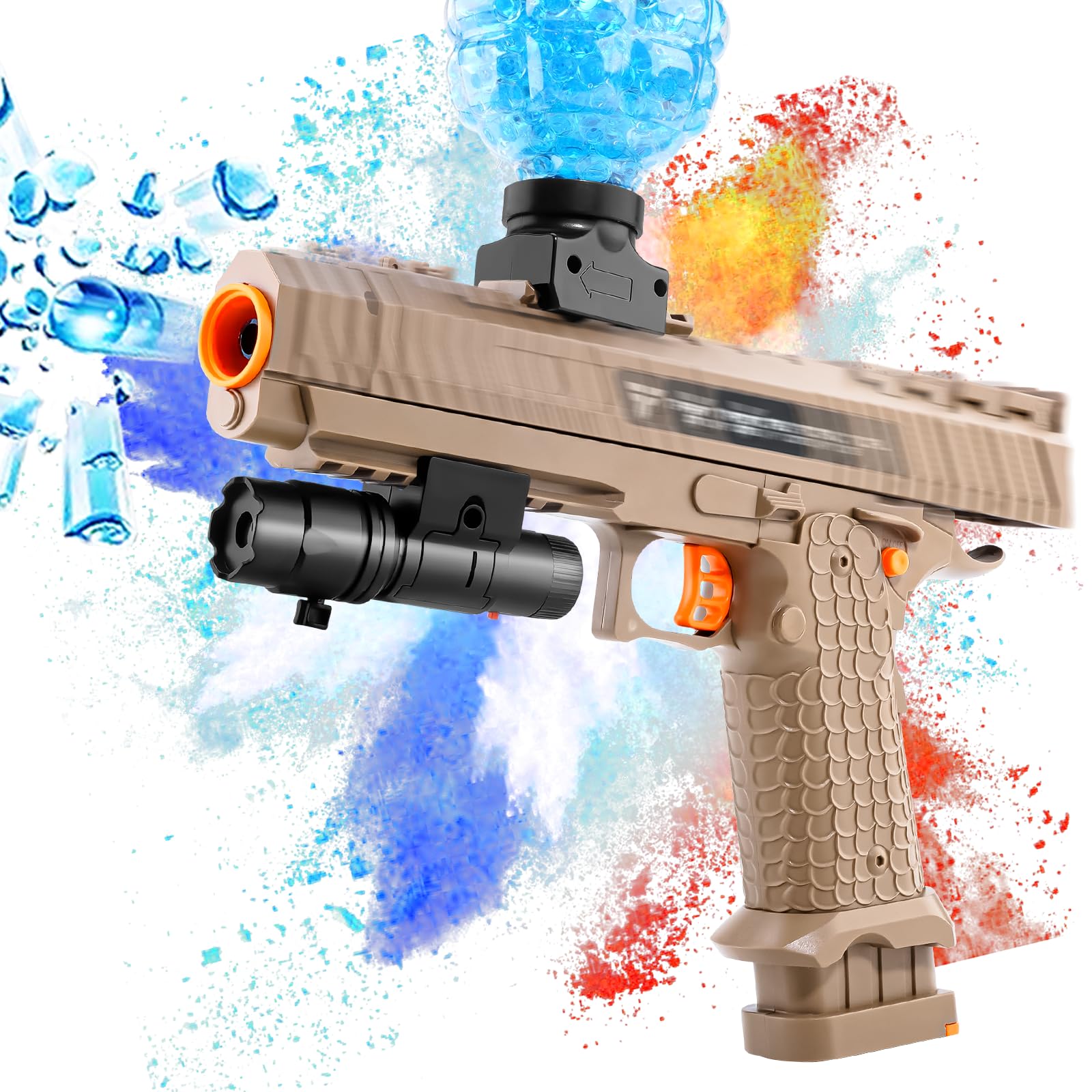 UNCLEKAISSEN Electric Toy Gun Gel Ball Blaster Pistol, Splatter Ball ...