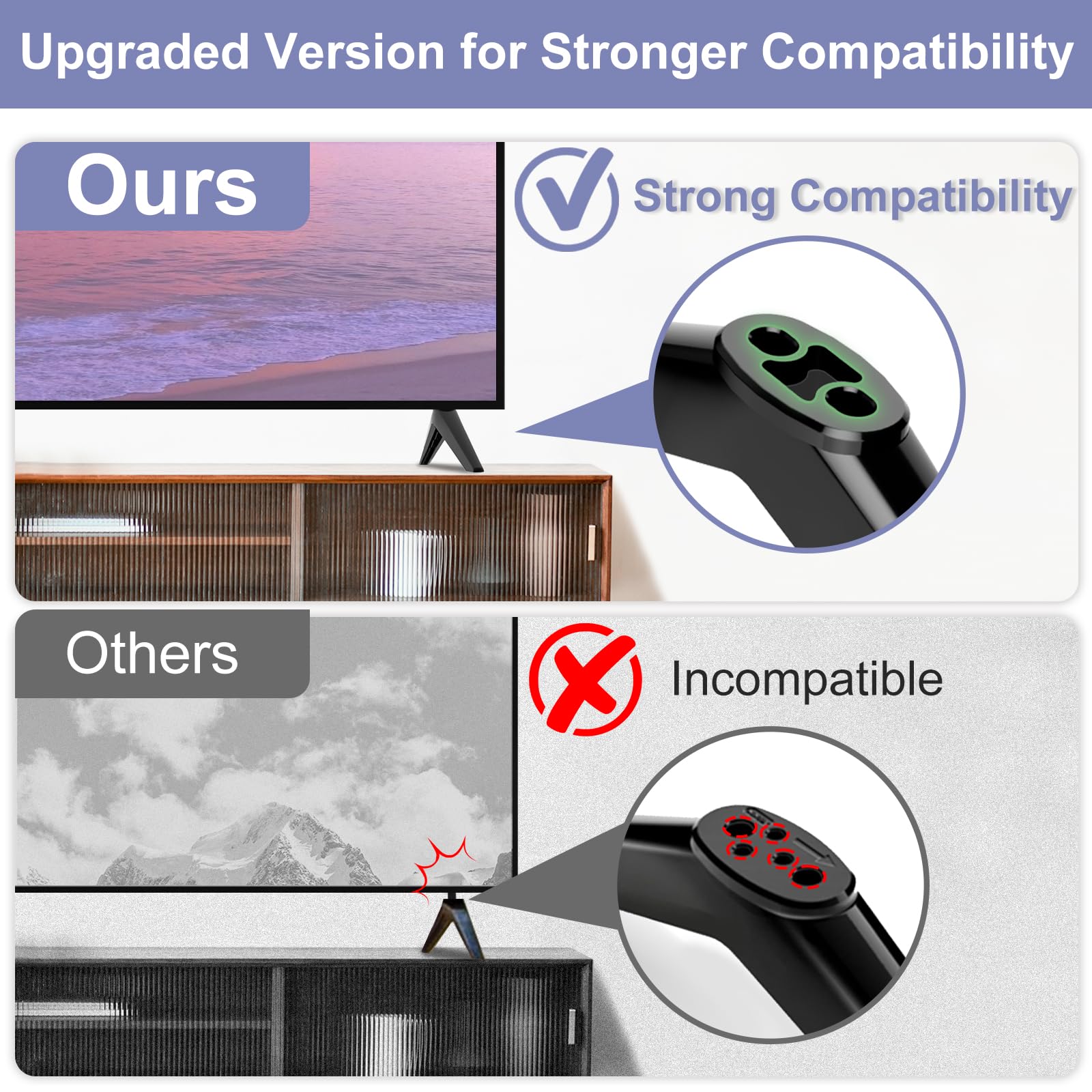 Snapklik.com : TV Legs For Philips TV Stand Base For Philips 30PFL5601 ...