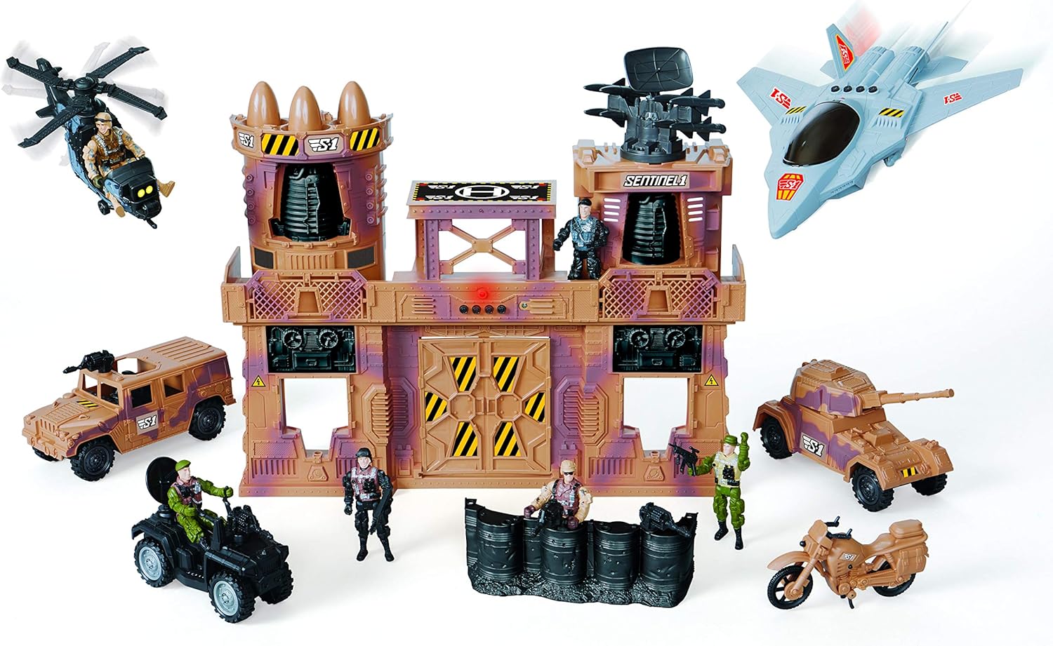 True Heroes Deluxe Military Base Playset, AD20159 : Amazon.ca: Toys & Games