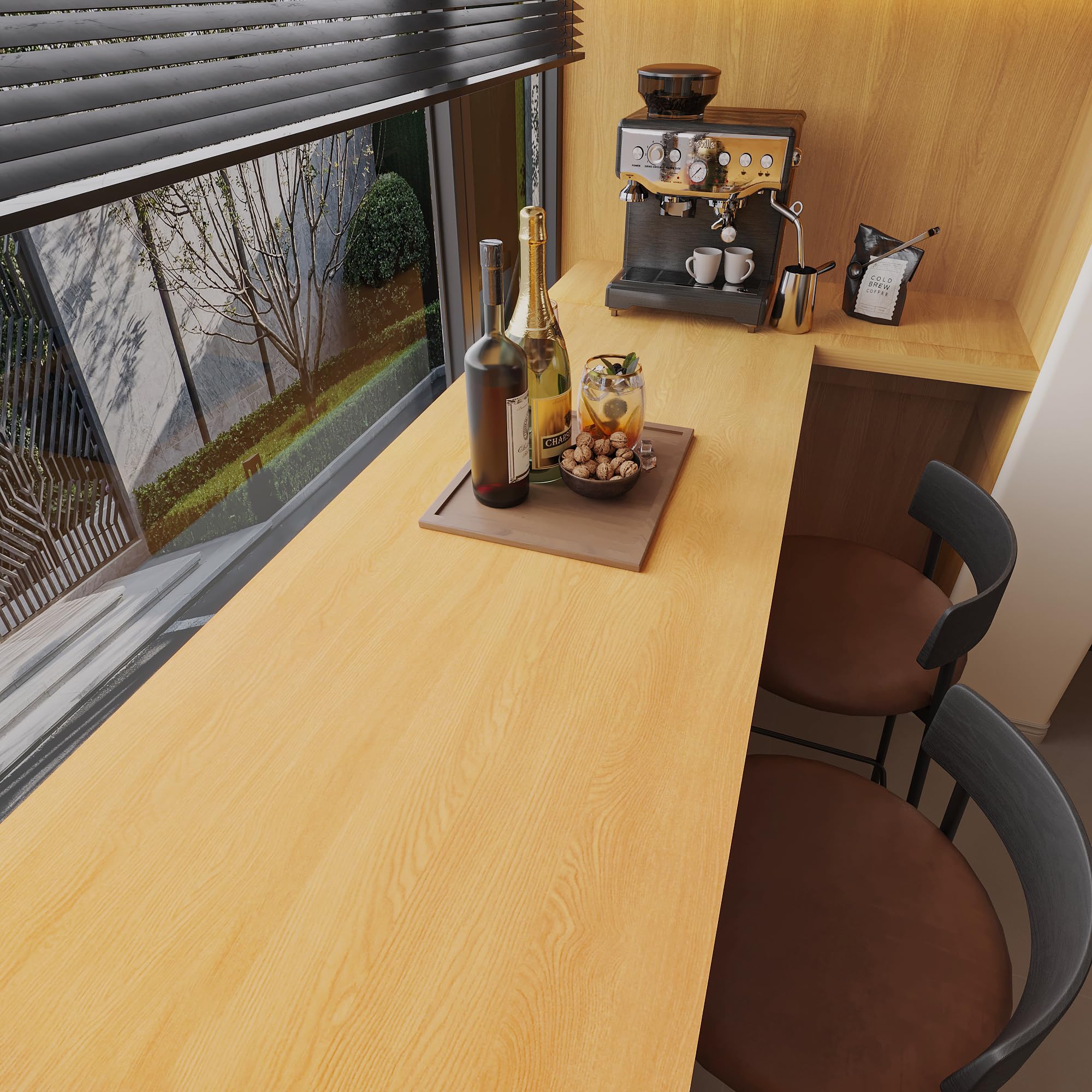 Snapklik.com : Natural Wood Contact Paper Peel And Stick Wood Wallpaper ...