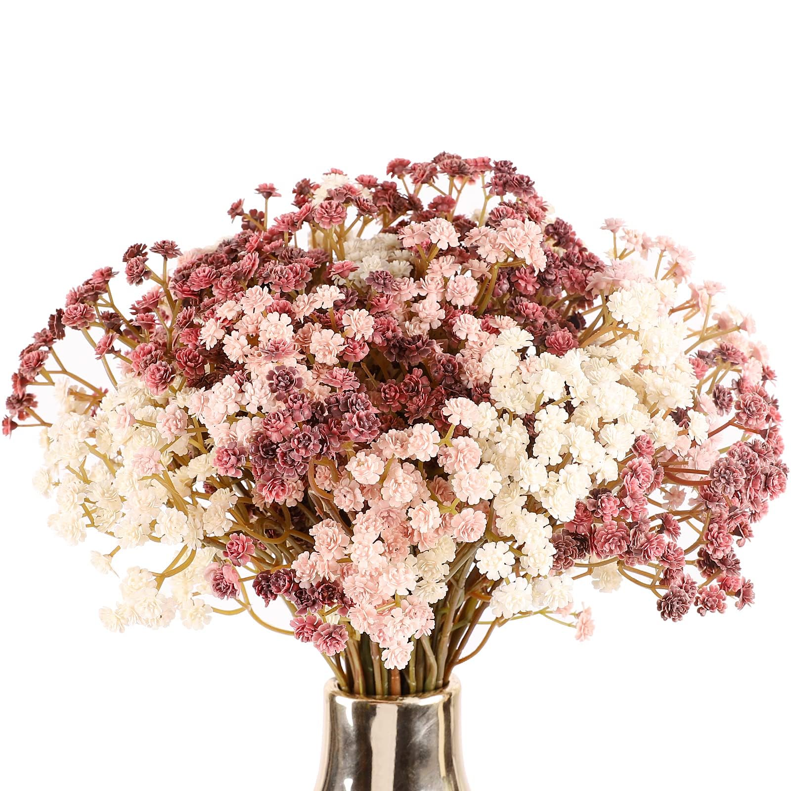 Amazon.com: N&T NIETING 30Pcs Babys Breath Artificial Flowers, Fall ...