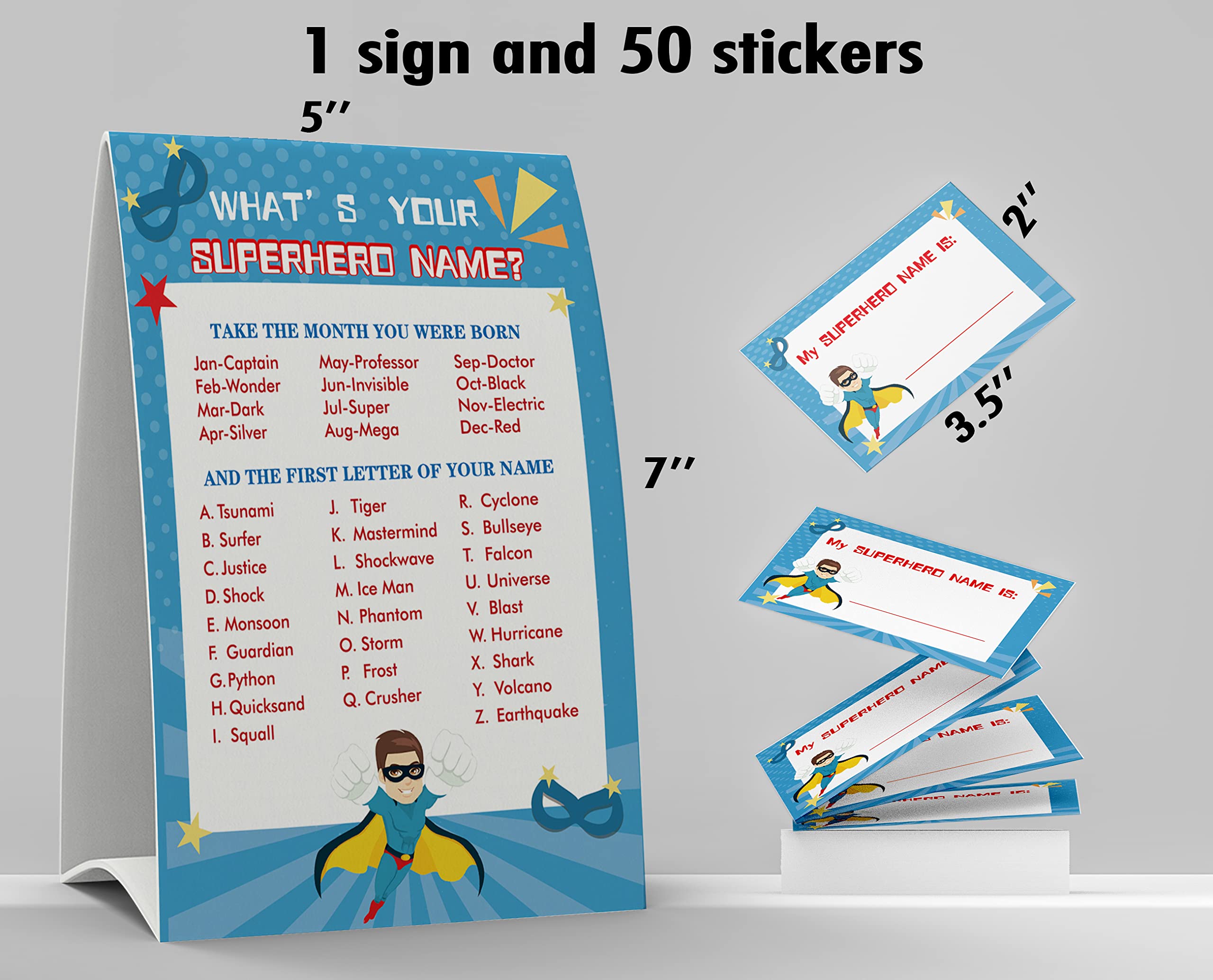 Superhero Baby Shower Games Printable