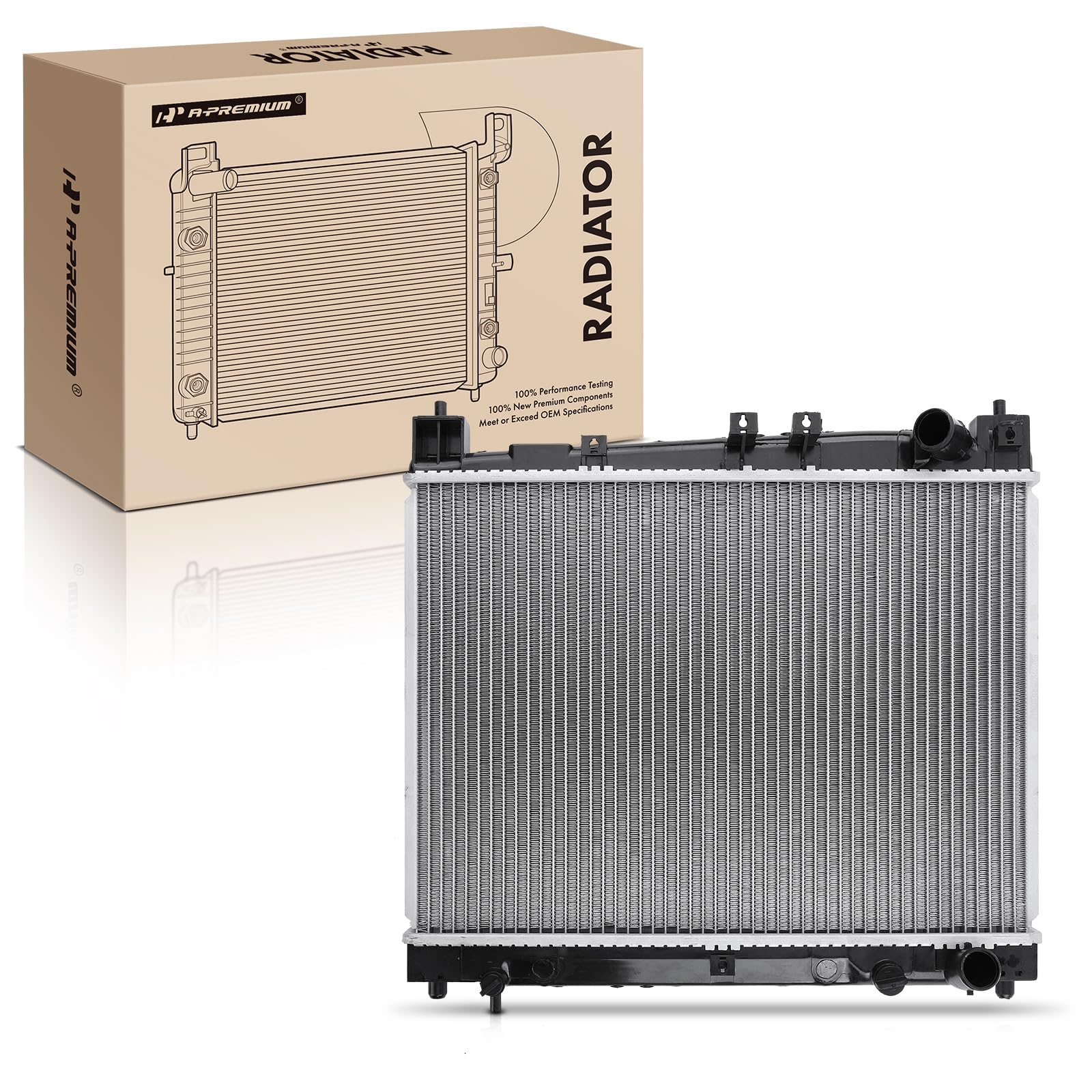 A-Premium Engine Coolant Radiator Assembly Compatible with Toyota Echo ...