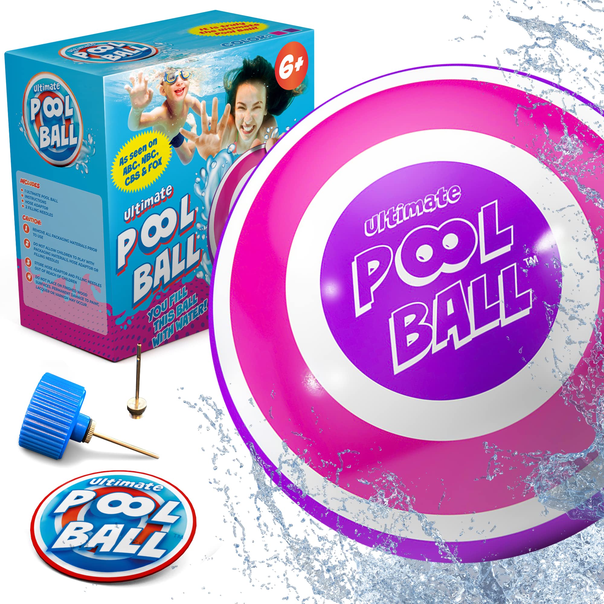 The Ultimate Pool Ball - You Fill This Ball with Water to Play ...