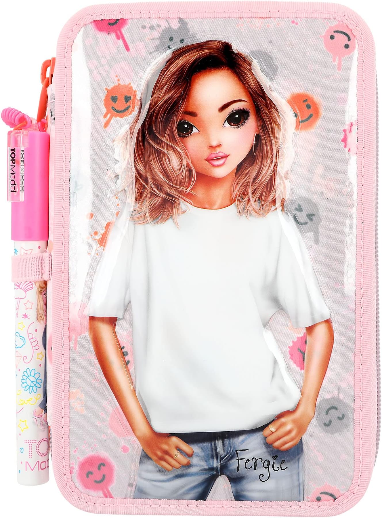 Depesche 12383 TOPModel Cutie Star - Gefüllte 3-Fach Federtasche mit ...