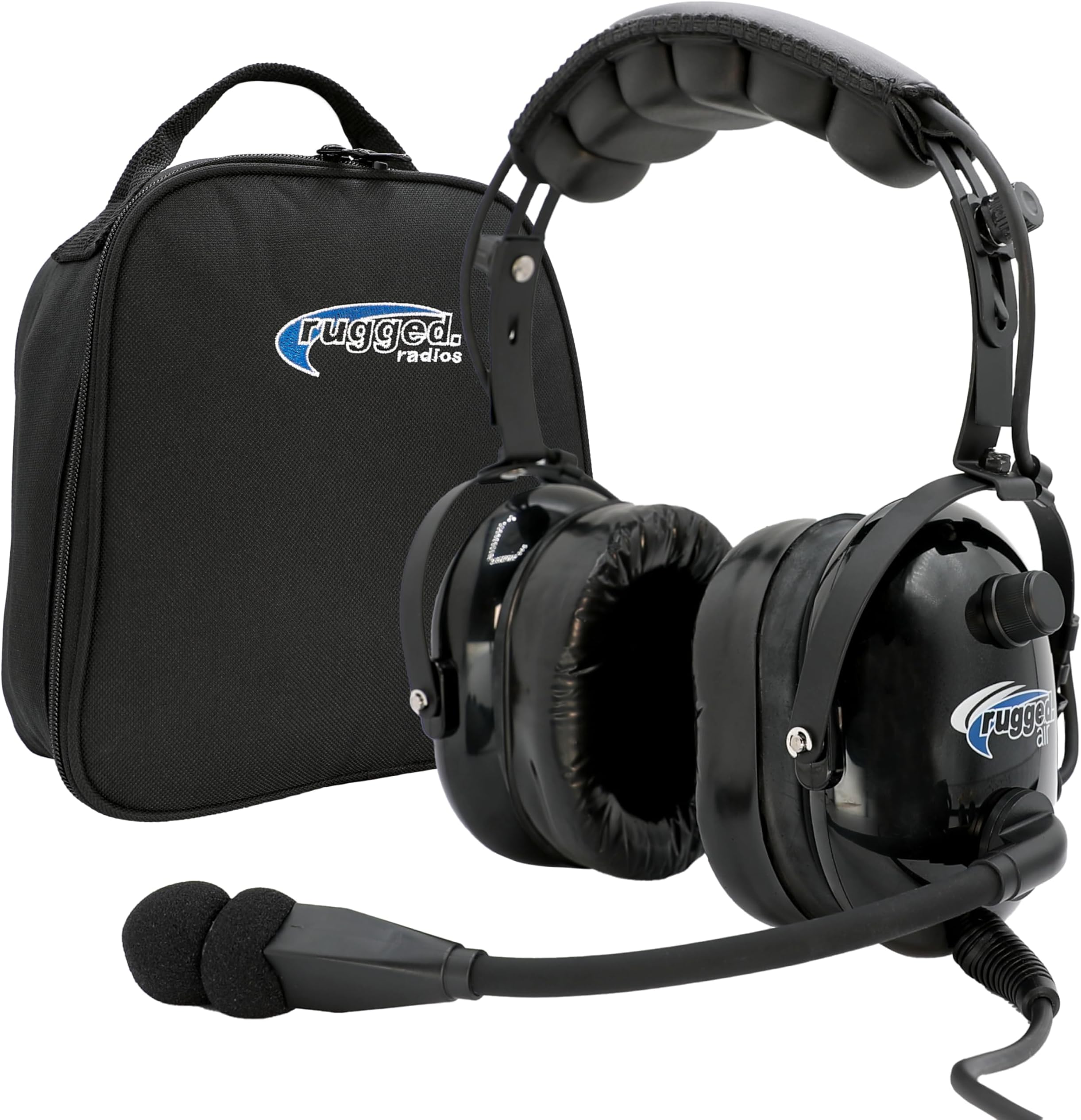 Amazon.com: Rugged. Air RA900 Premium Stereo Aviation Pilot Headset for ...