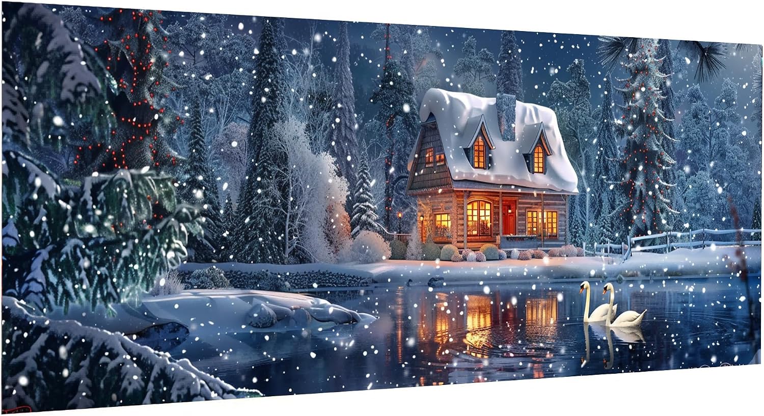 SKRYUIE 5D Large Diamond Painting Kits Christmas - DIY Diamond Art Kits ...