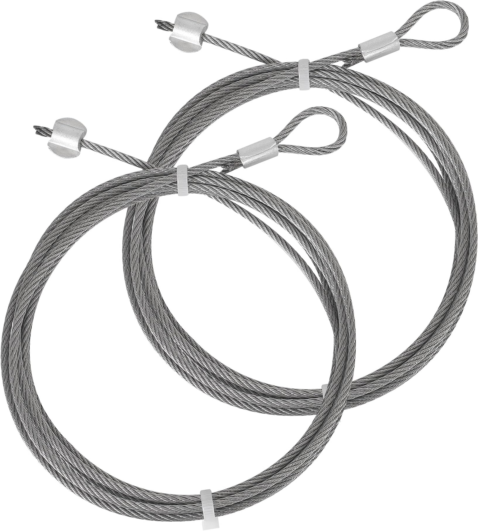 304 Stainless Steel Safety Wire Garage Door Cable 9.6FT for 8 Foot high ...