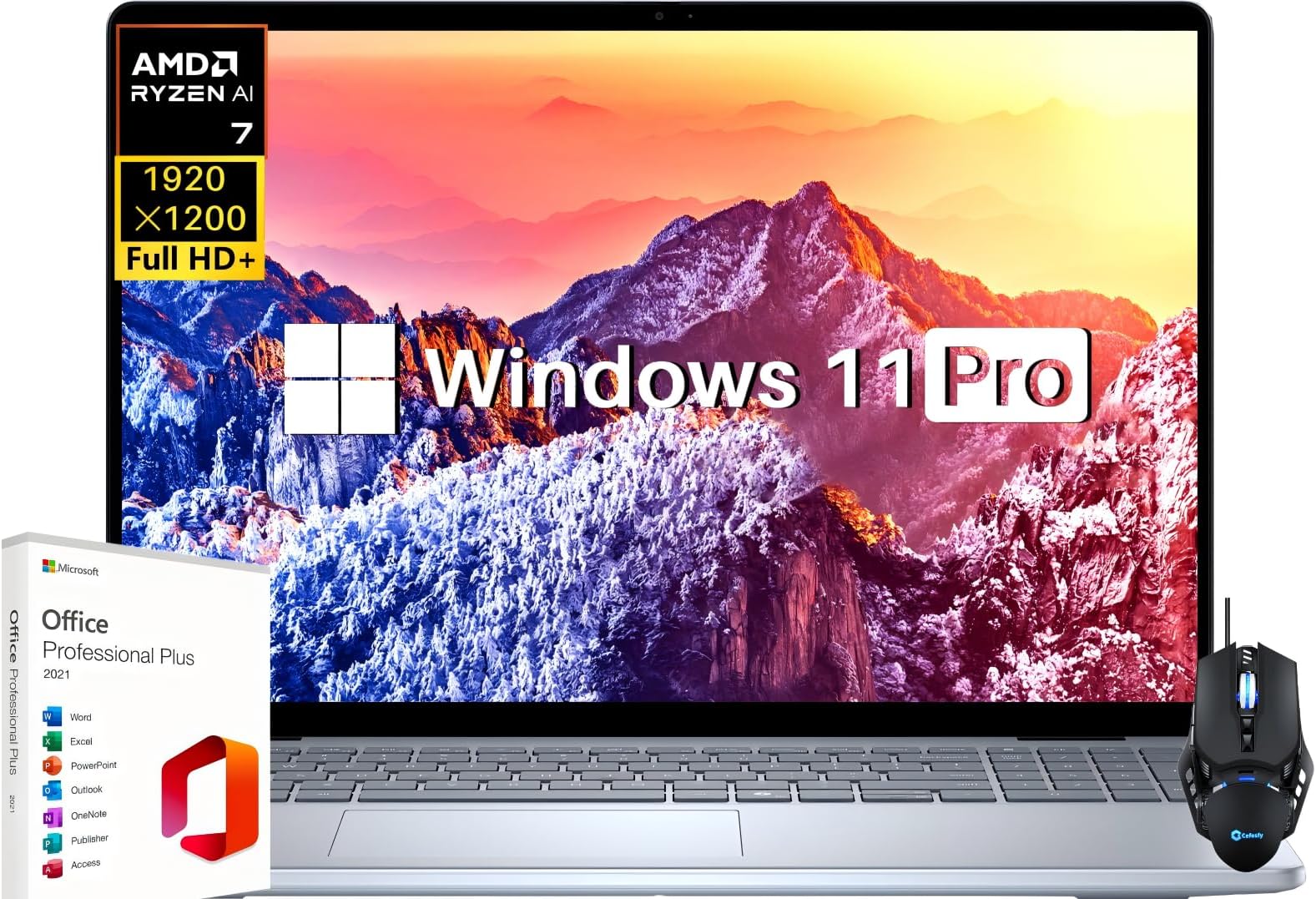 Amazon.com: Dell Inspiron 16 5645 Business Laptop, 16" FHD+ Display ...