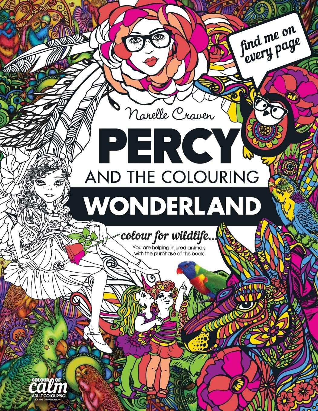 Percy & the Colouring Wonderland: An Adult Colouring book with Original ...