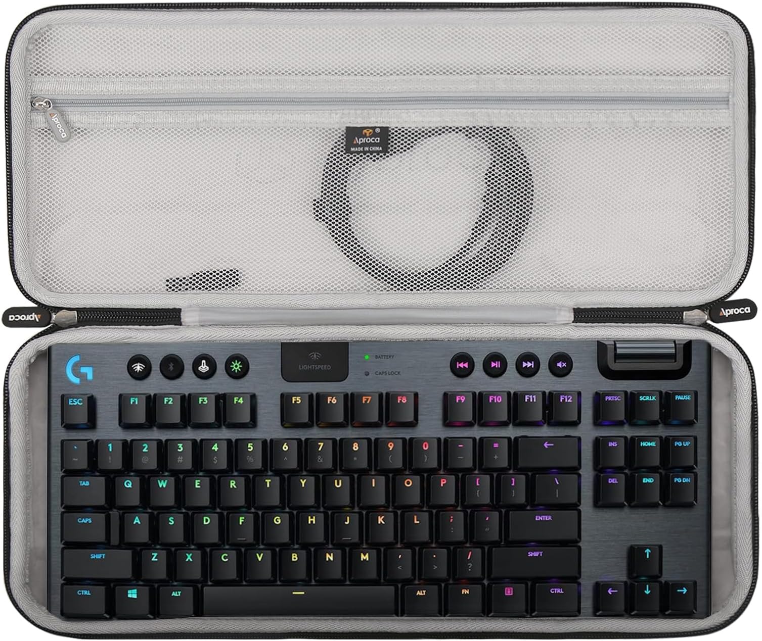 Amazon.com: Geekria TKL Keyboard Case, Hard Shell Travel Carrying Bag ...