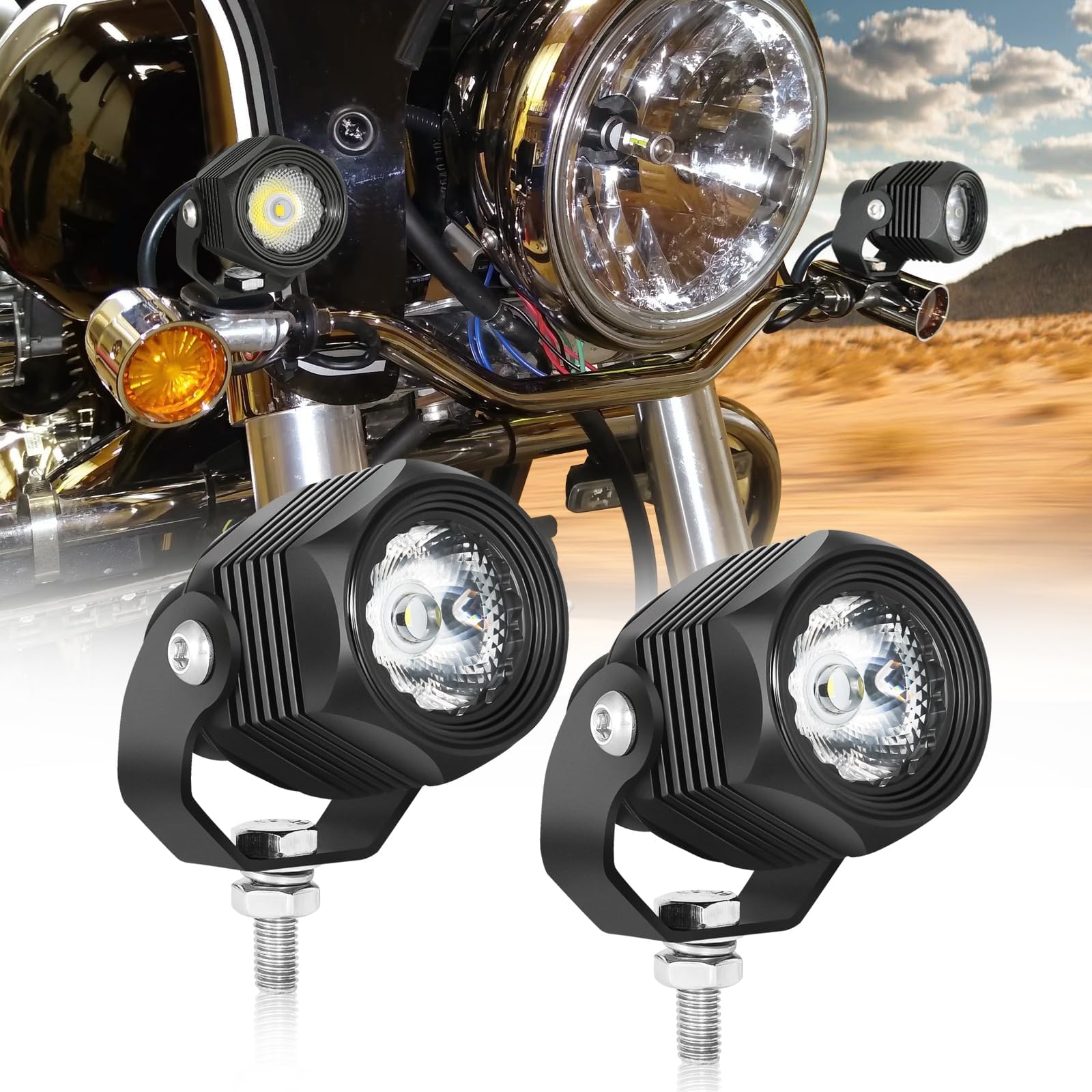 Amazon.com: Auto Power Plus LED Pod Lights 2PCS 20W Small Off Road ...