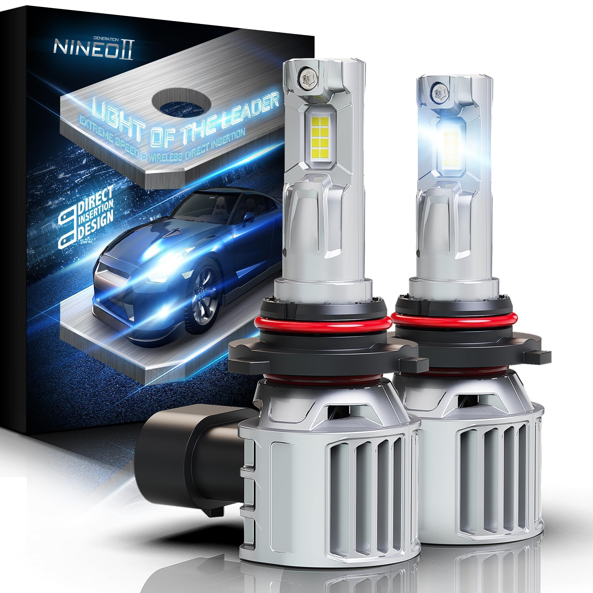 Amazon.com: NINEO 9005 Bulbs, Wireless Hb3 Light Bulb 9005 Fog Lights ...