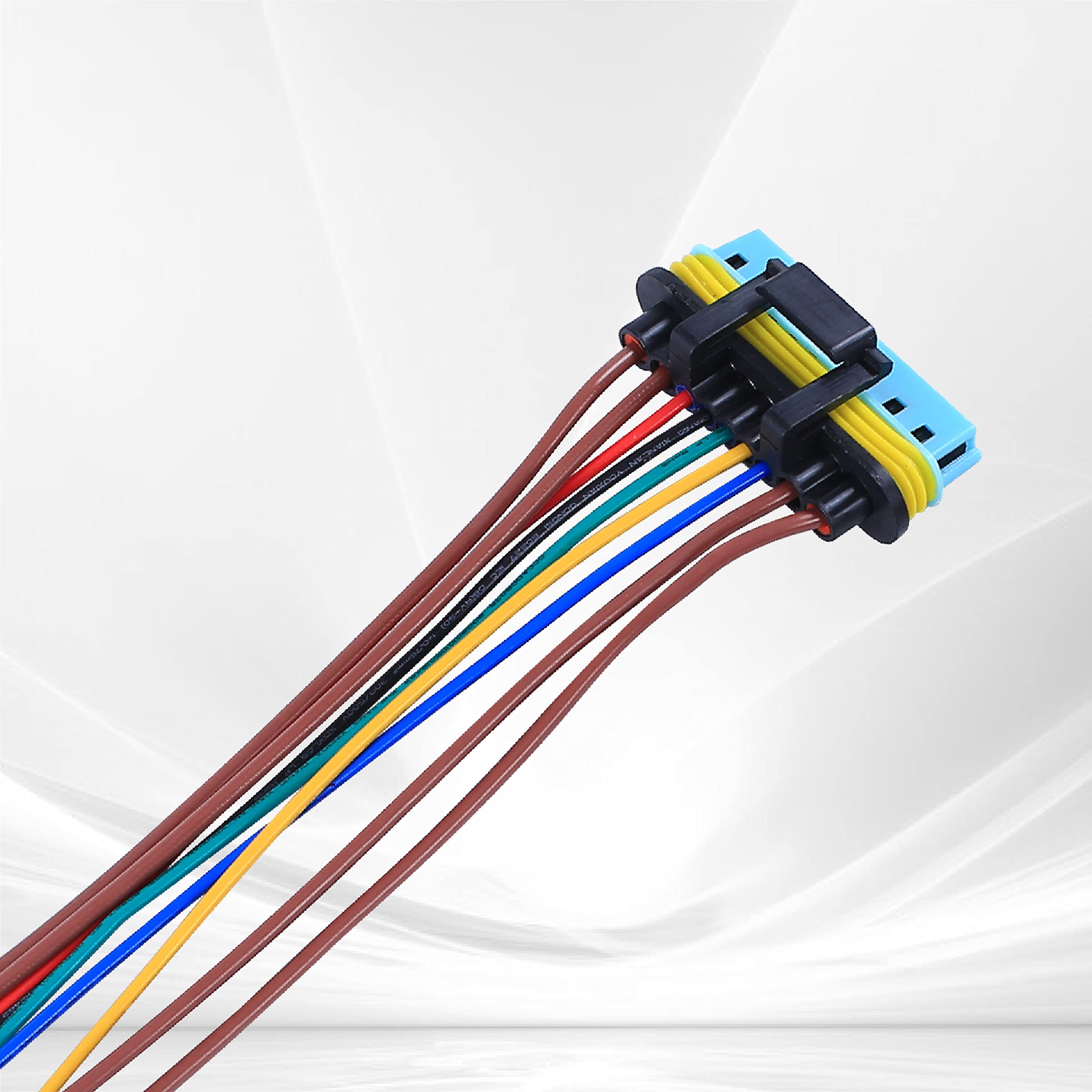 FGJQEFG Valve Cover Gaskets + Harness Glow Plugs + BK Relay with Inner ...