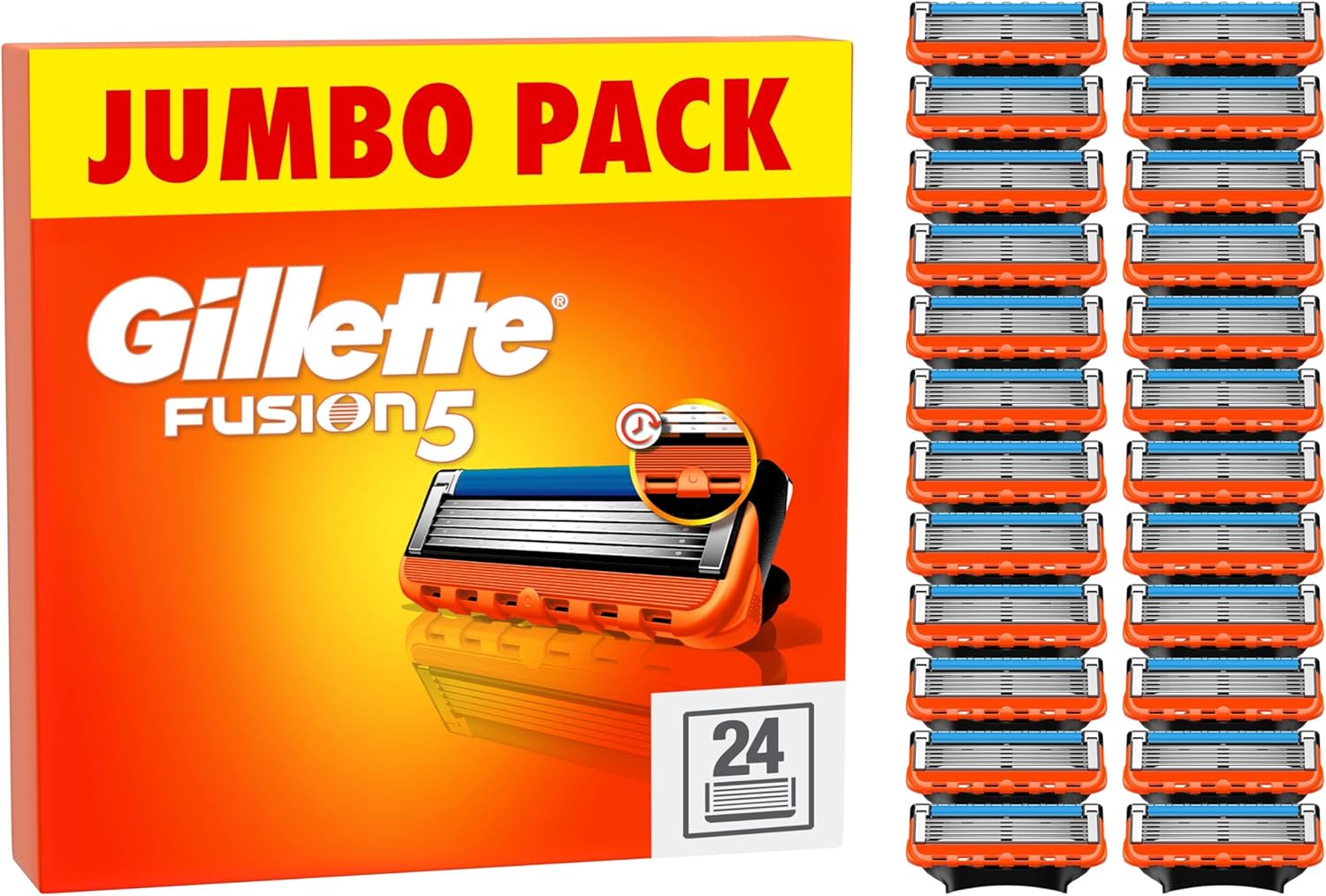 Gillette Fusion5 Razor Refills for Men, Razor Blades Men with ...