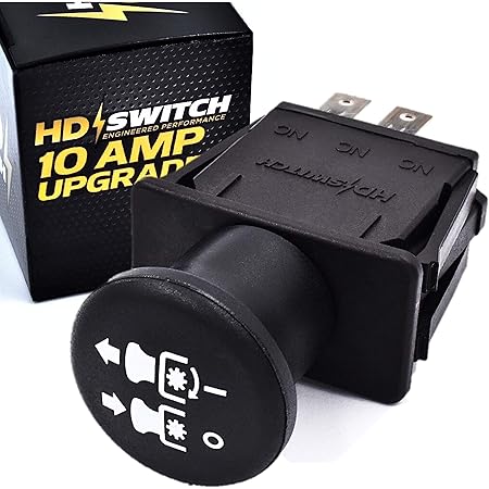 Amazon.com : HD Switch - 10 AMP Upgrade - Blade Clutch PTO Switch ...