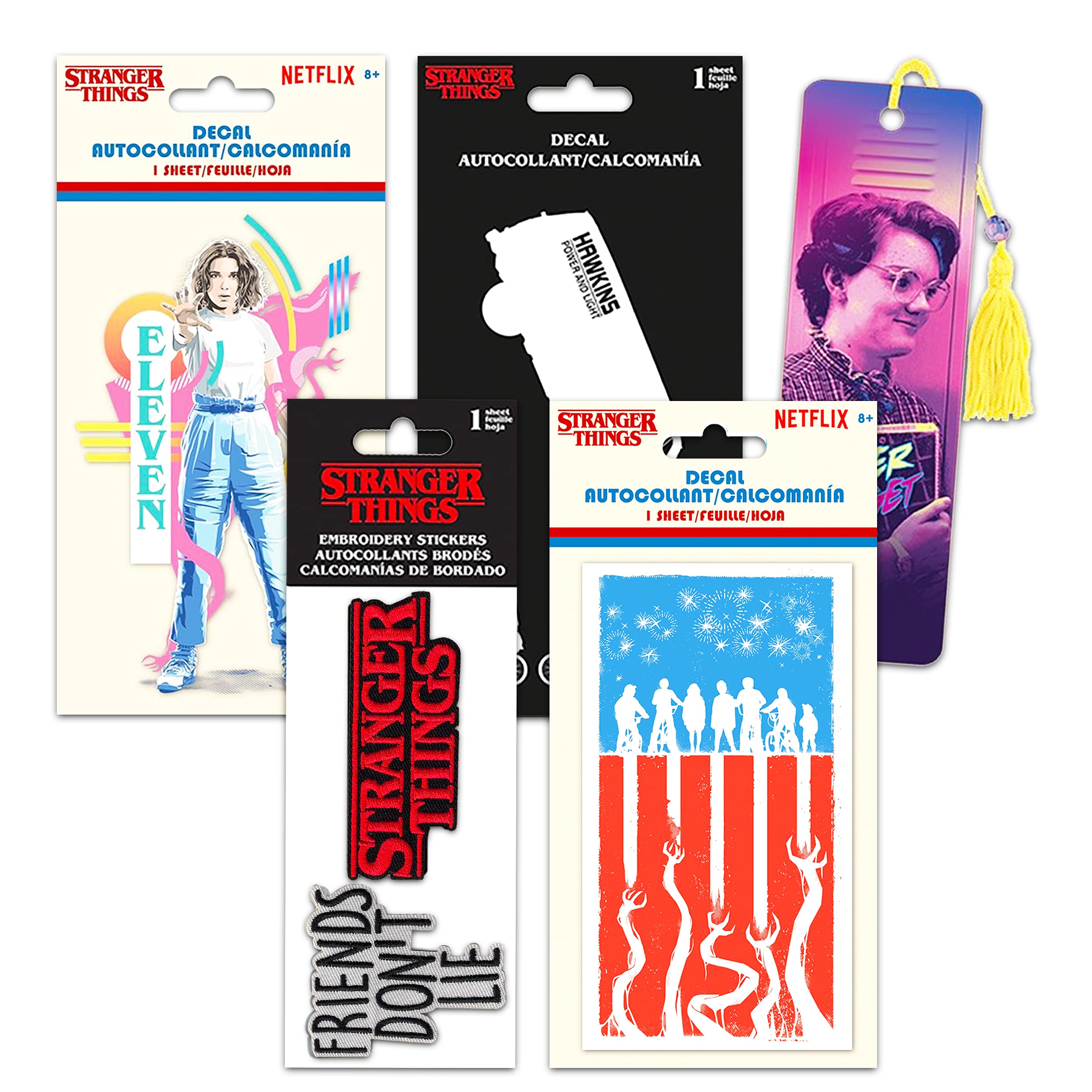 Buy Stranger Things Stickers Stranger Things Patches Bundle - 6 Pc ...