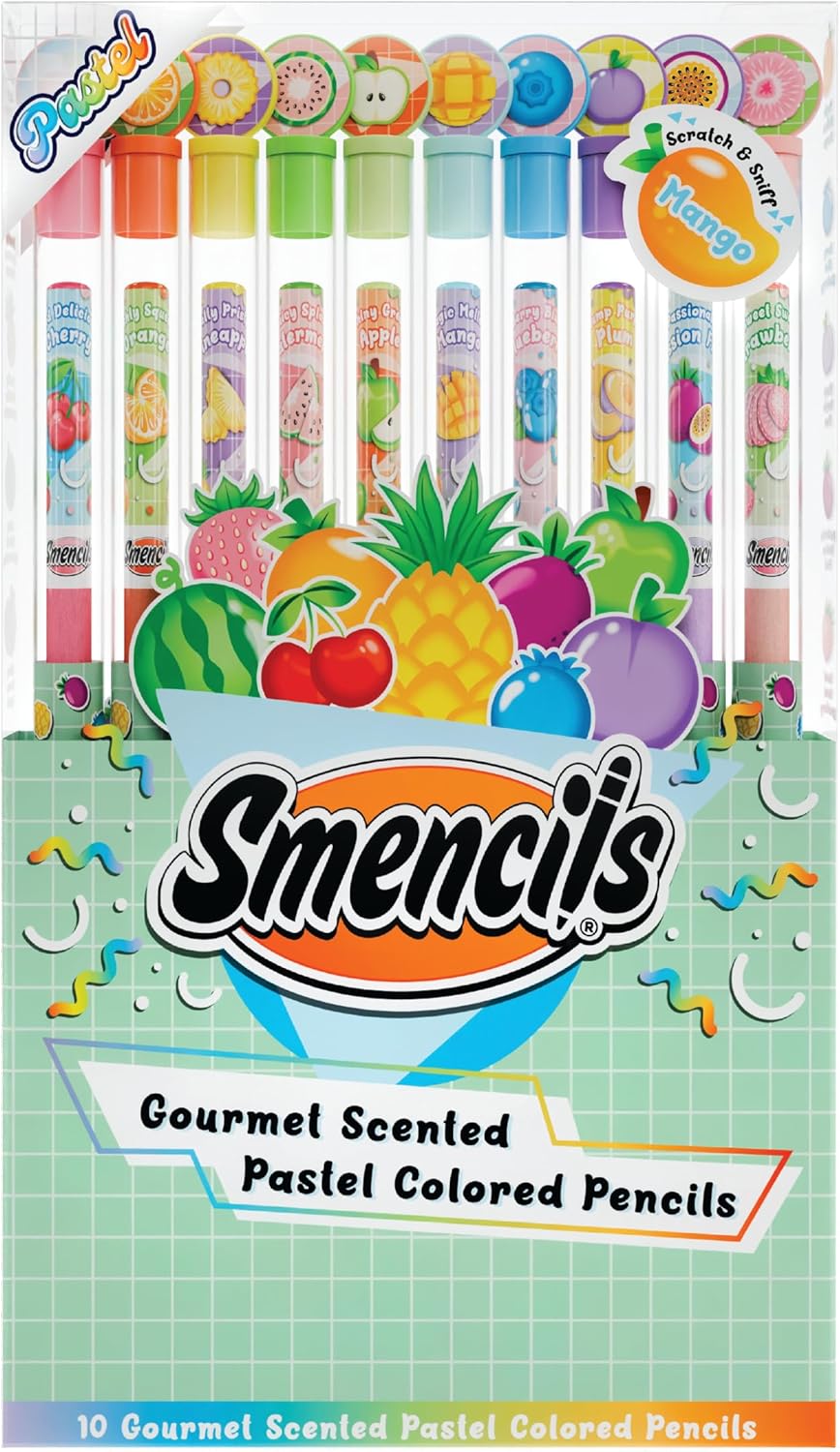 Amazon.com: Pastel Colored Smencils - Patented Gourmet Scented Colored ...
