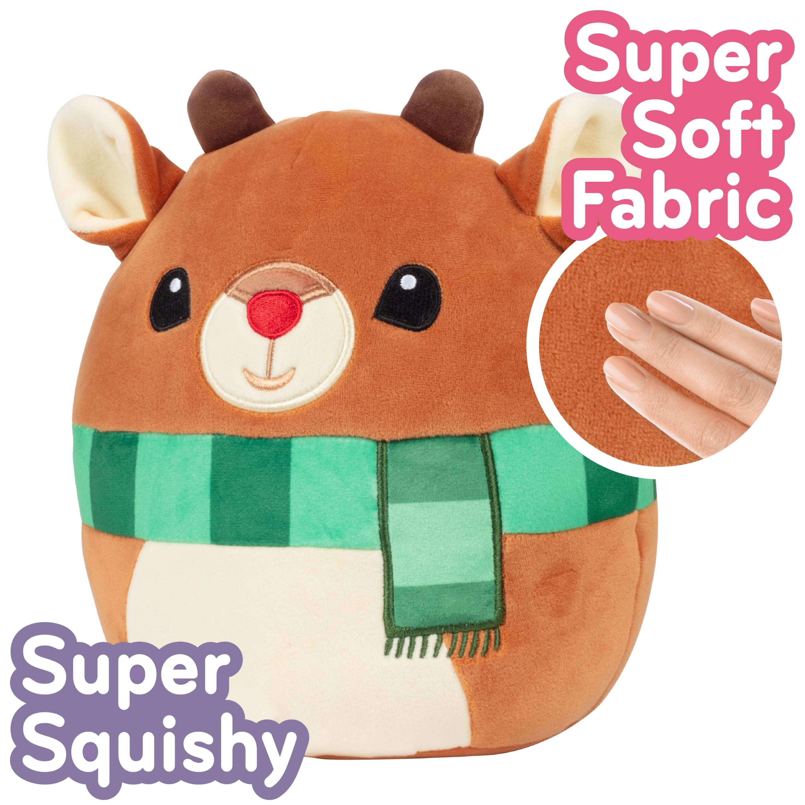 Snapklik.com : Squishmallows Original 8-Inch Clarice & Rudolph The Red ...