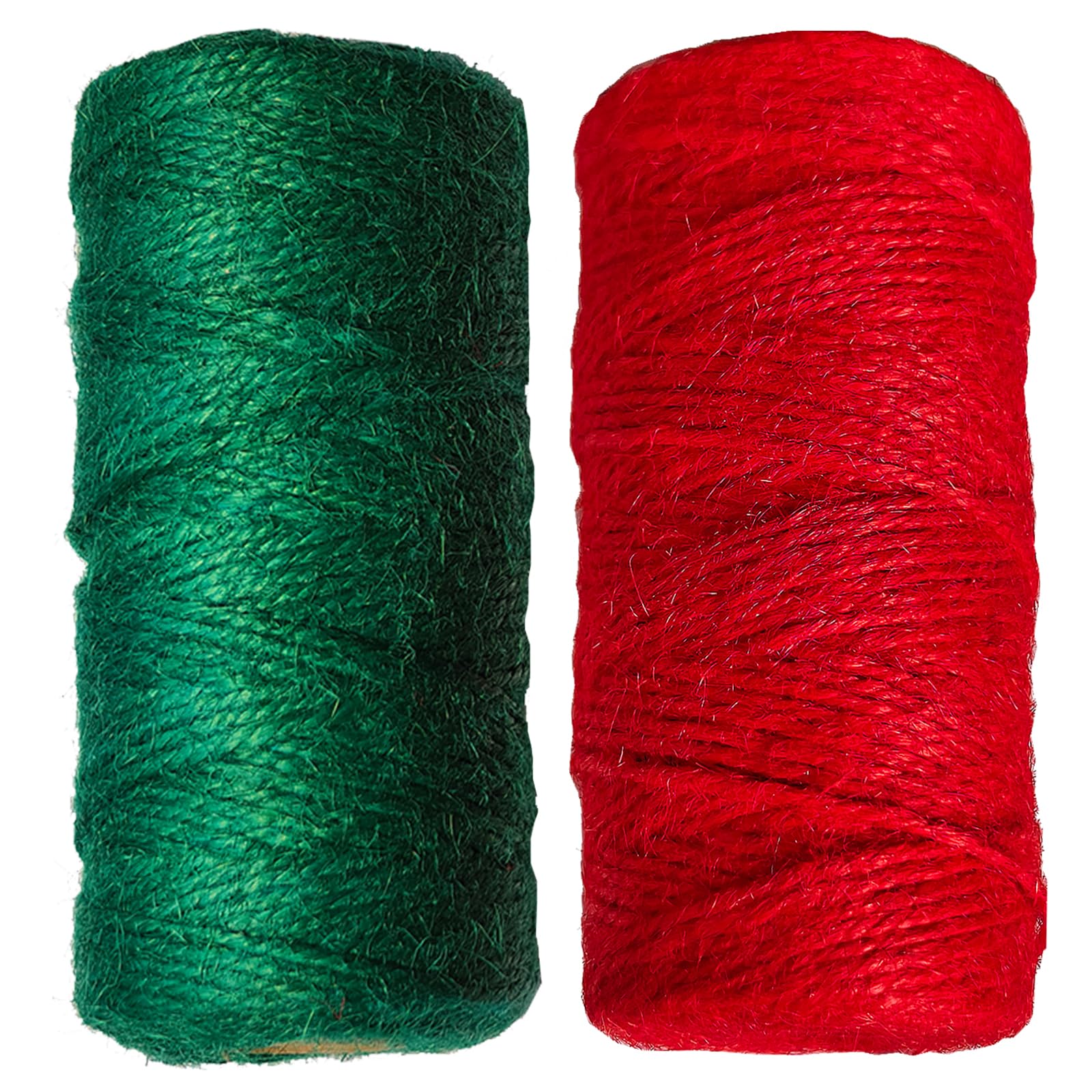 Amazon.com: SORDIM Christmas Jute Twine String, 656 Feet Holiday Twine ...