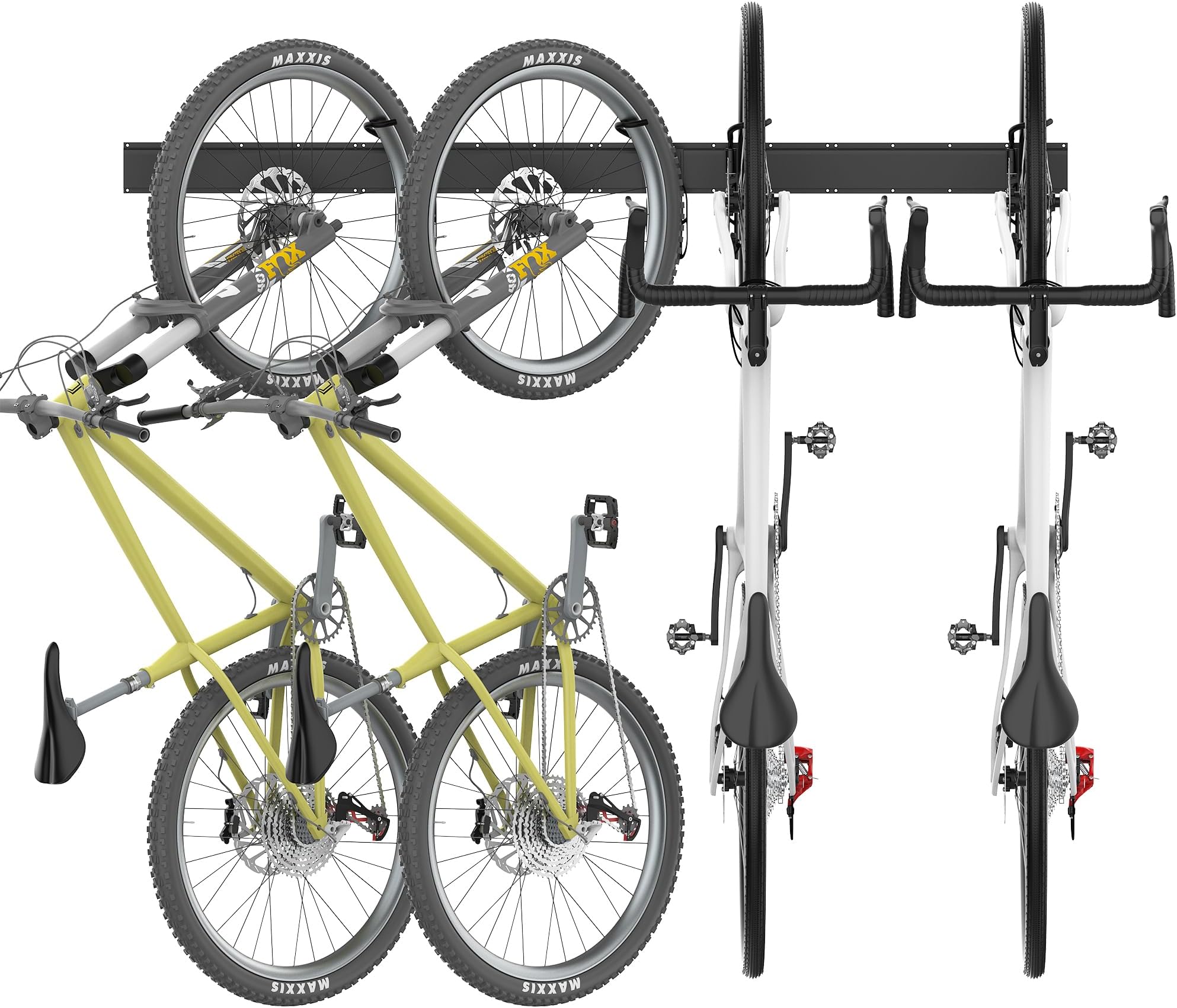 Amazon.com: TORACK Wall Mount Swivel Bike Rack with Locking Mechanism ...