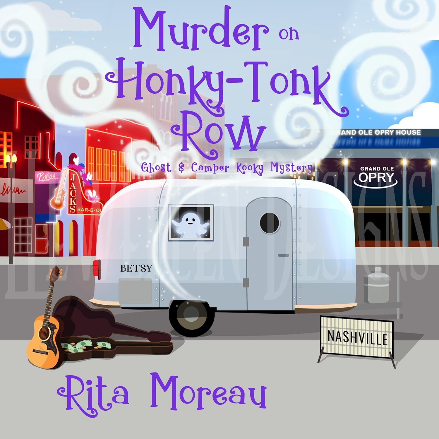 Amazon.com: Murder on Honky-Tonk Row: Ghost & Camper Kooky Mystery ...