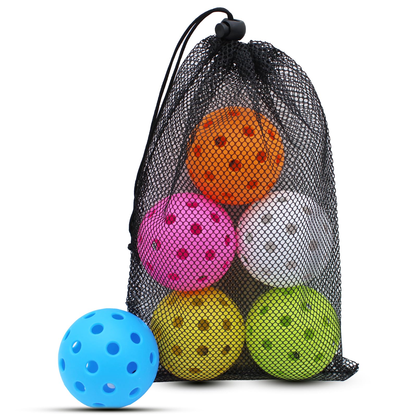 Snapklik.com : Magicorange Pickleball Balls, 40 Holes Outdoor ...