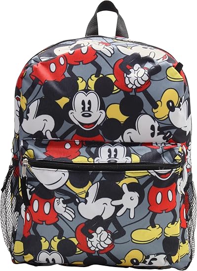 Amazon.com | Fast Forward Disney Mickey Mouse Kids Backpack for School ...