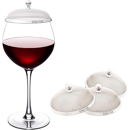 Amazon.com | Wine Tapa Drinking Glass Covers- Keeps Bugs and Insects ...