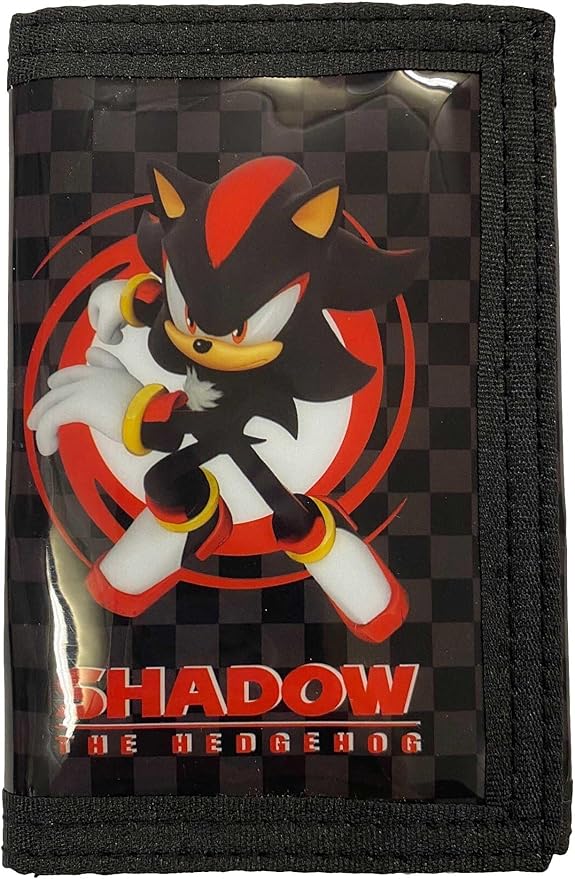 Amazon.com: Shadow The Sonic Hedgehog Kids Wallet with Zipped Coin ...