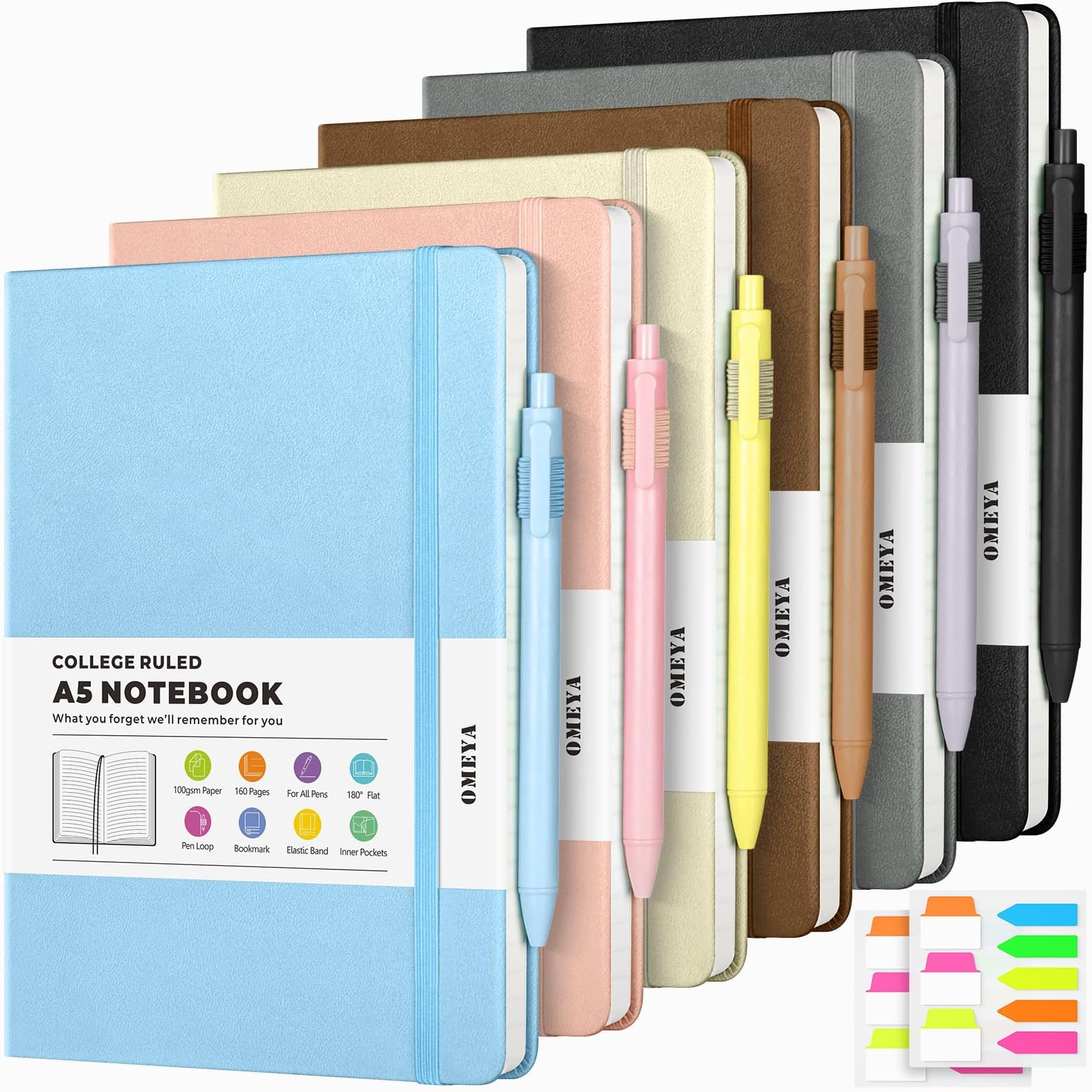 Amazon.com : Estune 10 Pack Lined Journal Notebook Tree of Life ...