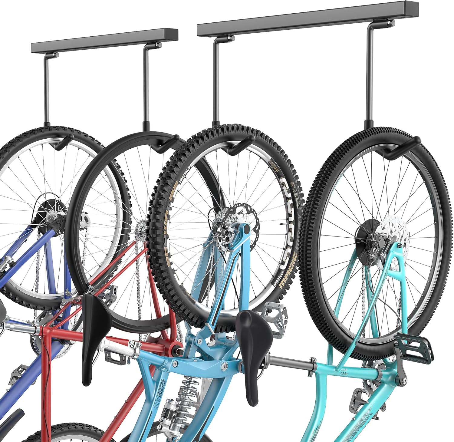 Amazon.com: EVERHANGER Ceiling Mounted Bike Racks for Garage, Indoor ...