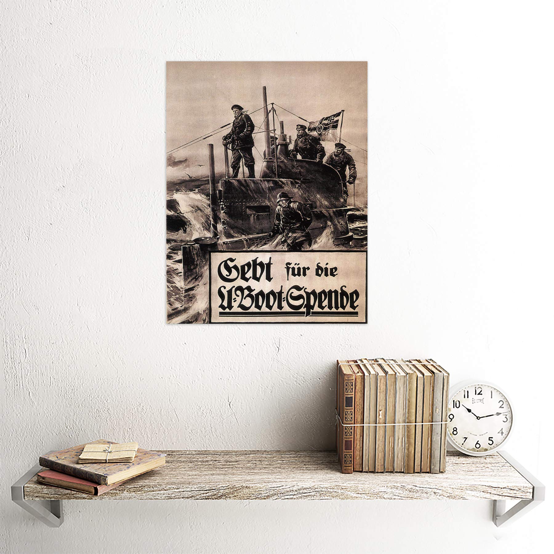 U Boat Ww1 Poster 299 World War One German U Boat Stock Photos,